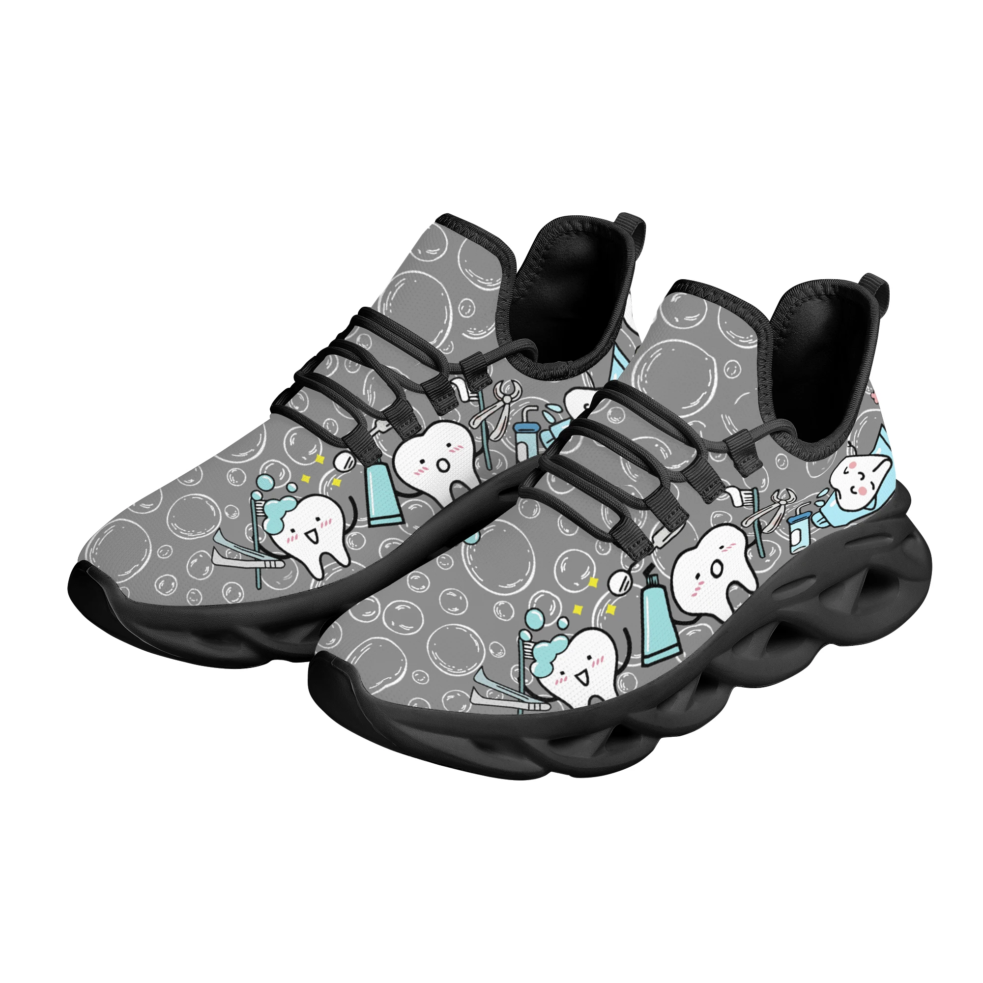 Women White Nursing Dentistry Shoes Cute Cartoon Nurse Doctor ...