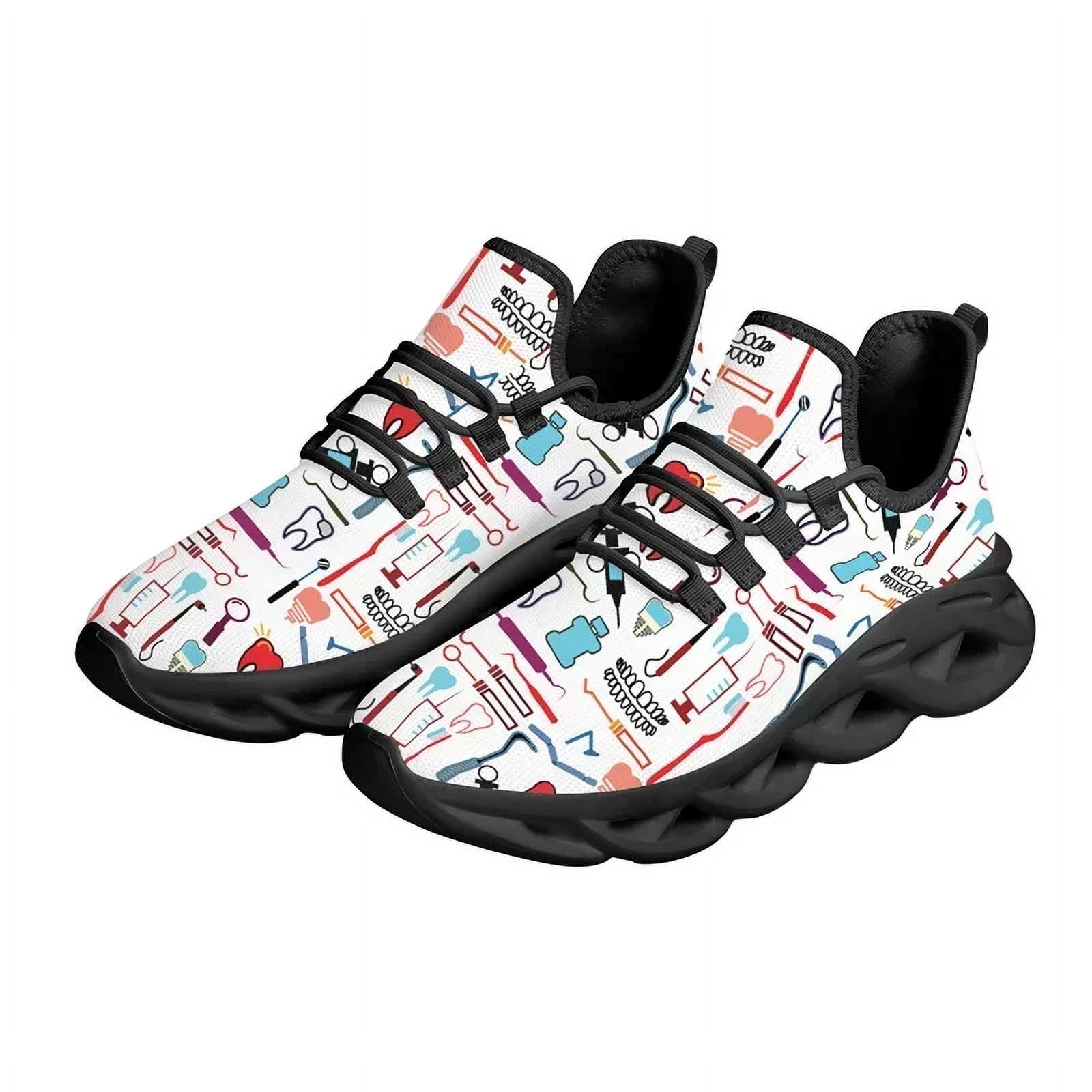 Women White Nursing Shoes Cute Cartoon Nurse Doctor Medical Brand ...