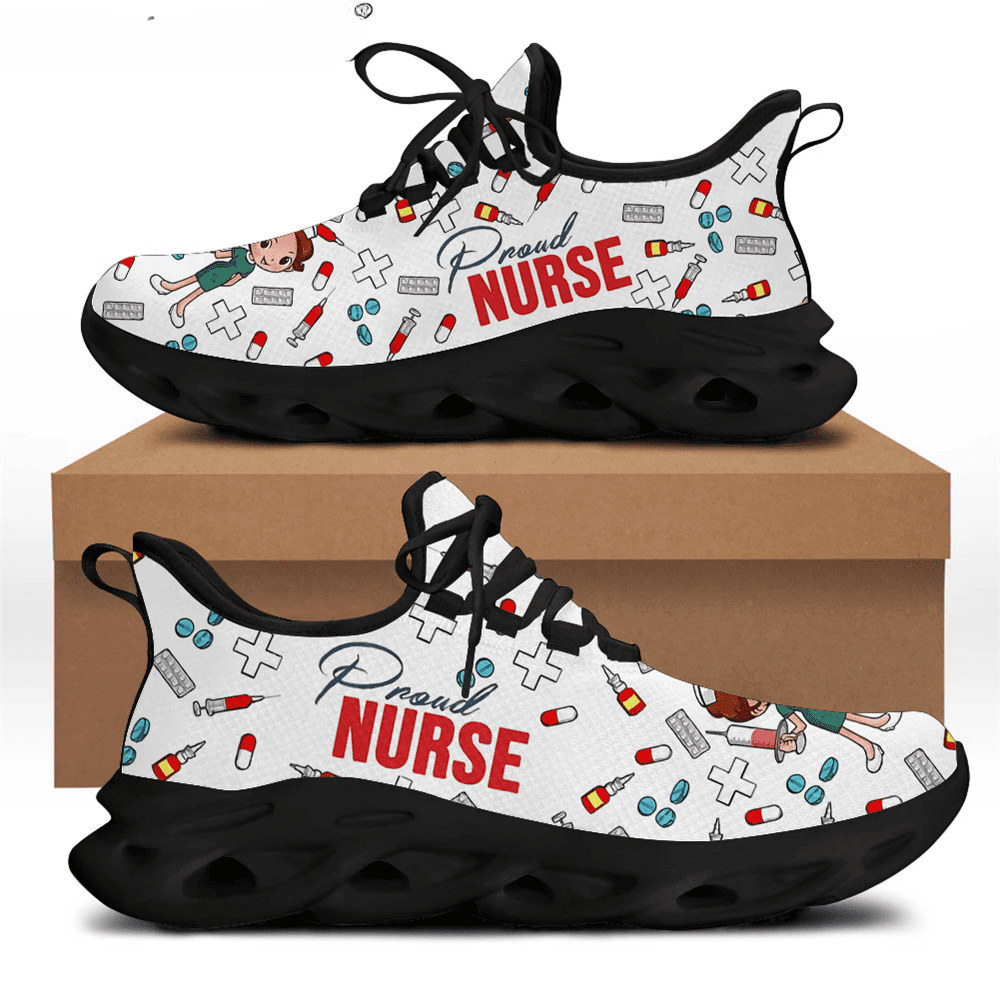 Women White Nursing Shoes Cute Cartoon Nurse Doctor Medical Brand ...