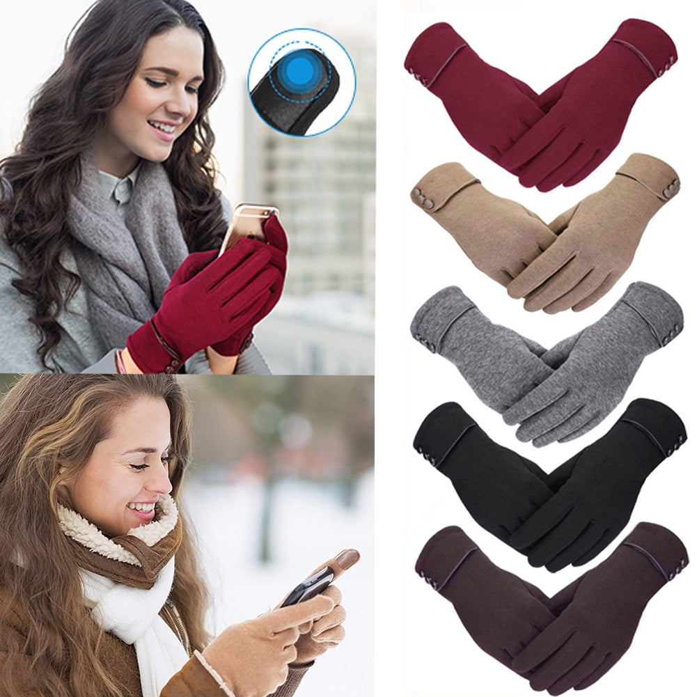 Women Winter Gloves Warm Touchscreen Gloves Windproof Gloves for Women ...