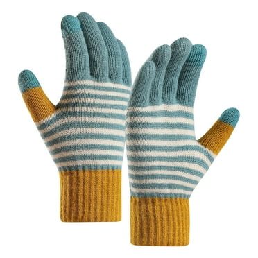 Time and Tru Women’s Cable Knit Touchscreen Gloves - Walmart.com