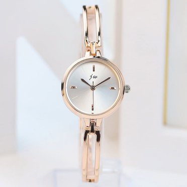 Women Wrist Quartz Watch Round Small Dial Number Easy Read Rhinestone ...