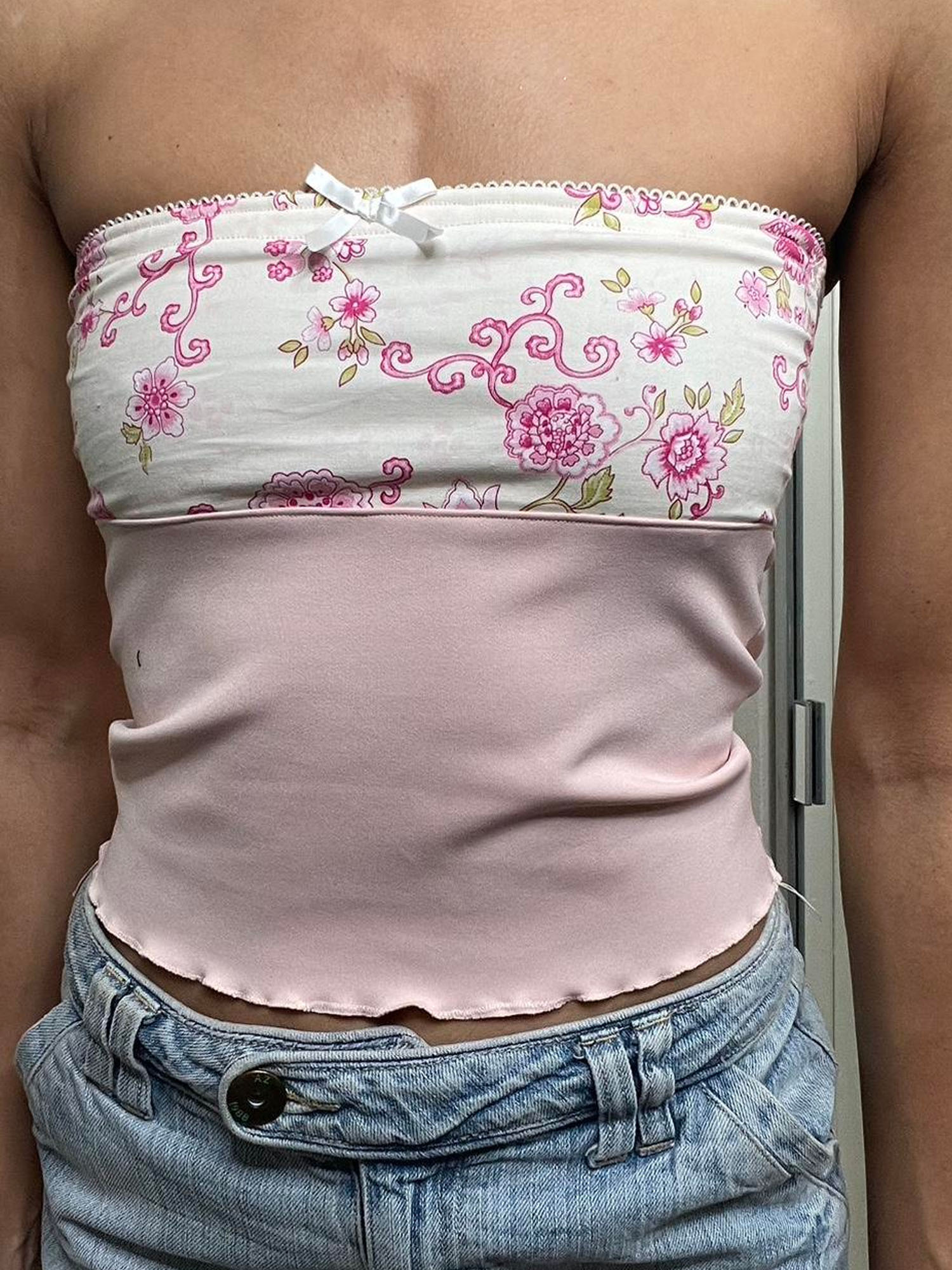 Women Y2k Lace Strapless Tube Top Off Shoulder Bustier Crop Tops Aesthetic Backless Slim Fit