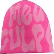Fashion Knitted Soft Warm Slouchy Cap MEA Culpa Beanies Hat with ...