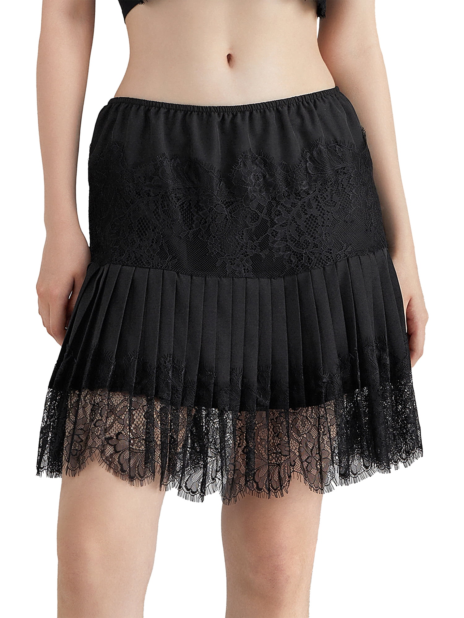 Women Y2k Ruffle Mini Skirt Lace Hem Low Rise Pleated Short Skirt Fairy ...