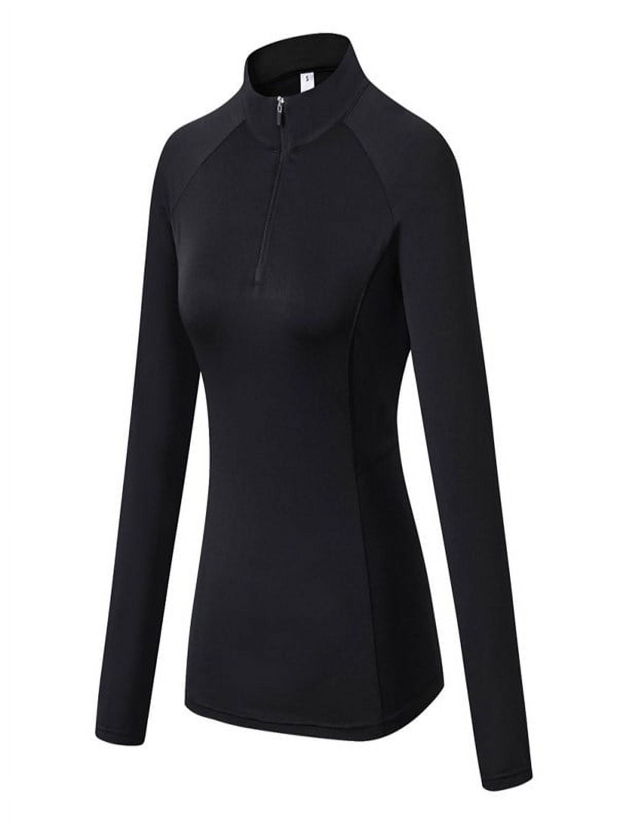 Women Zipper Long Sleeve Sports Tops Fitness Yoga Training Quick-Drying ...