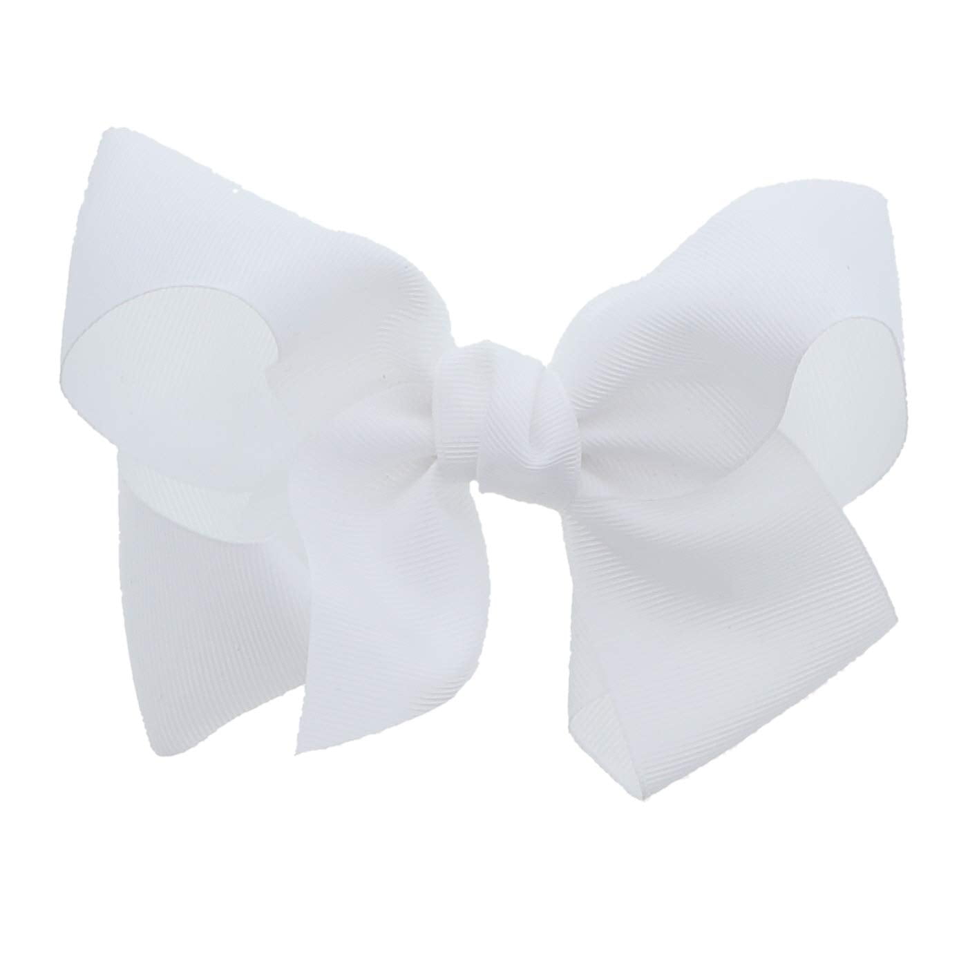 Women and Girls Grosgrain Hair Bow Clip, 5.5 Inches, White - Walmart.com