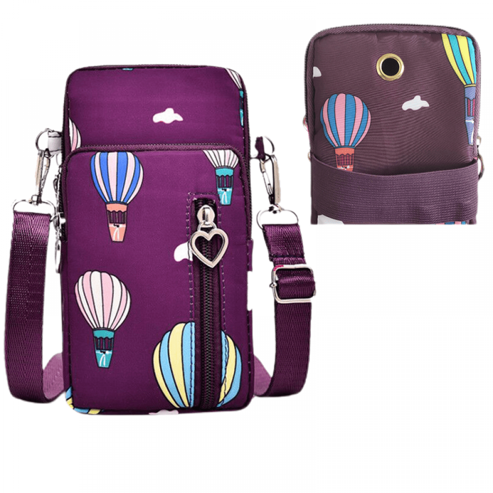 Women large Crossbody Bag Cell Phone Purse Card Holder Wallet Arm Bag ...