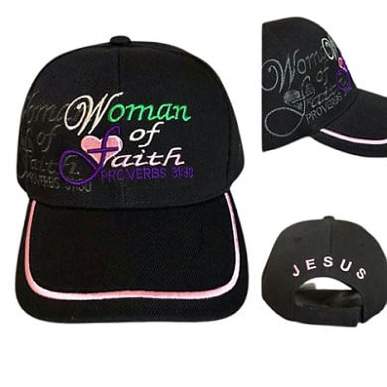 Women of Faith Christian Catholic Baseball Caps Hats Embroidered ...