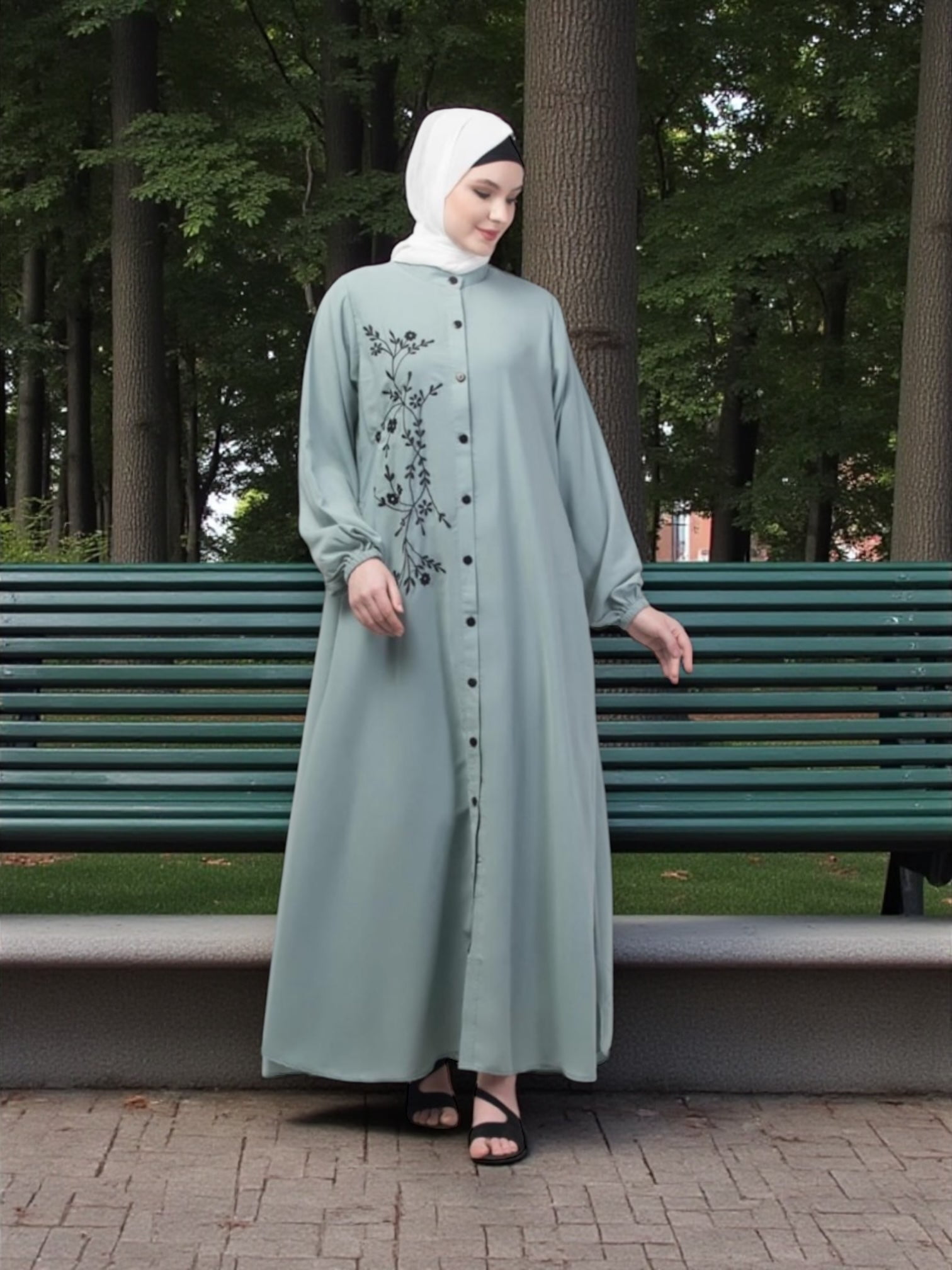 Women’s Abaya Burqa, Modest Islamic Dress, Aug06 - Walmart.com