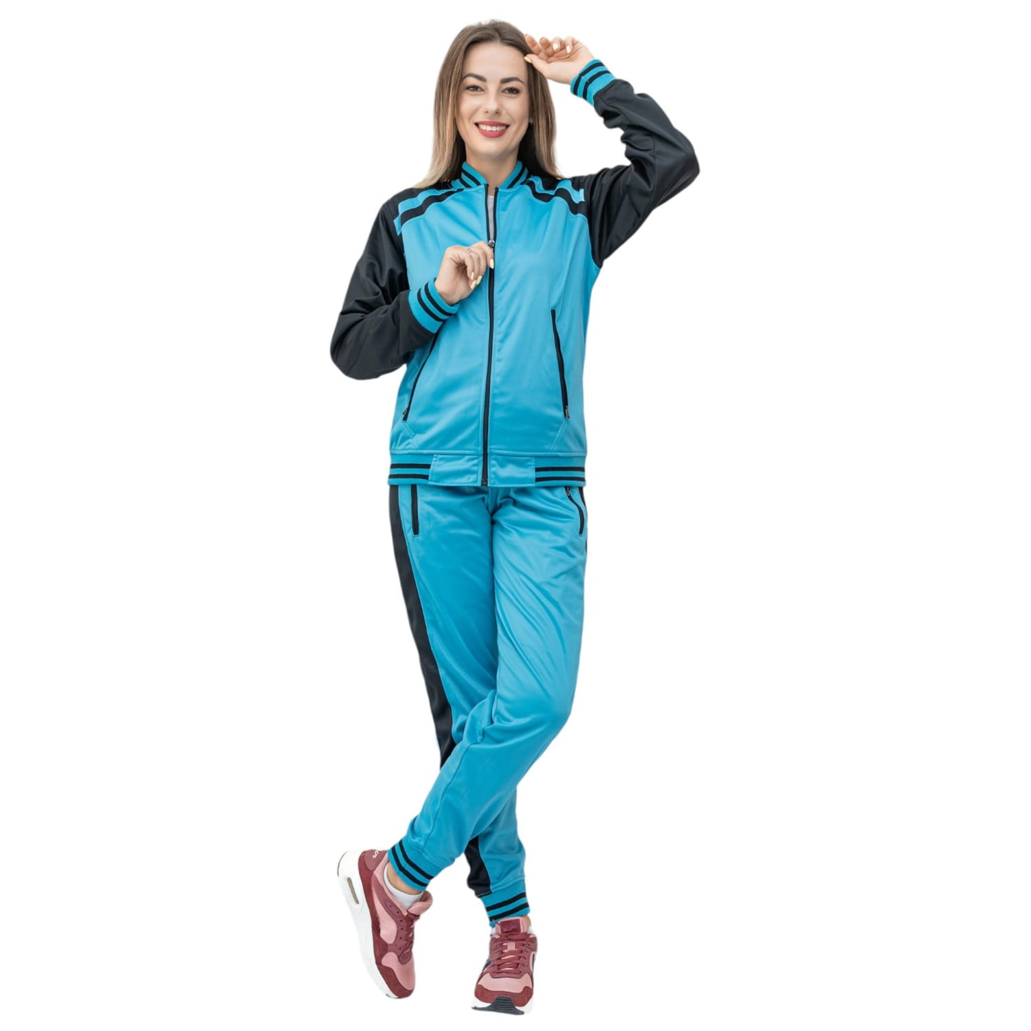 Women's 2-piece Varsity Tracksuit - Walmart.com