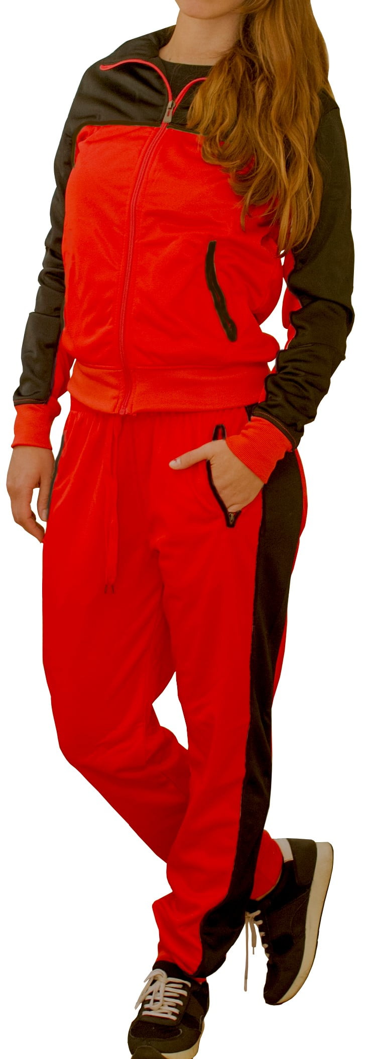 Women's 2-piece tracksuit Fashionary Track Jacket & Jogger Track pants ...
