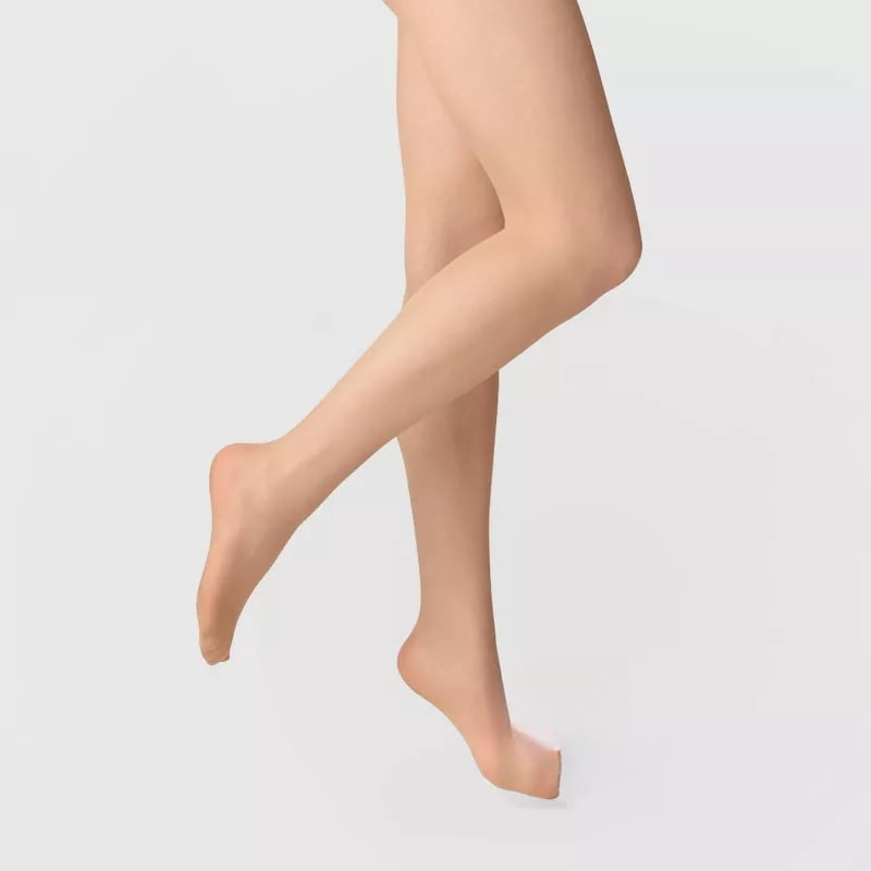 Women's 20D Sheer High Waist Control Top Tights - A Mew Day - Walmart.com