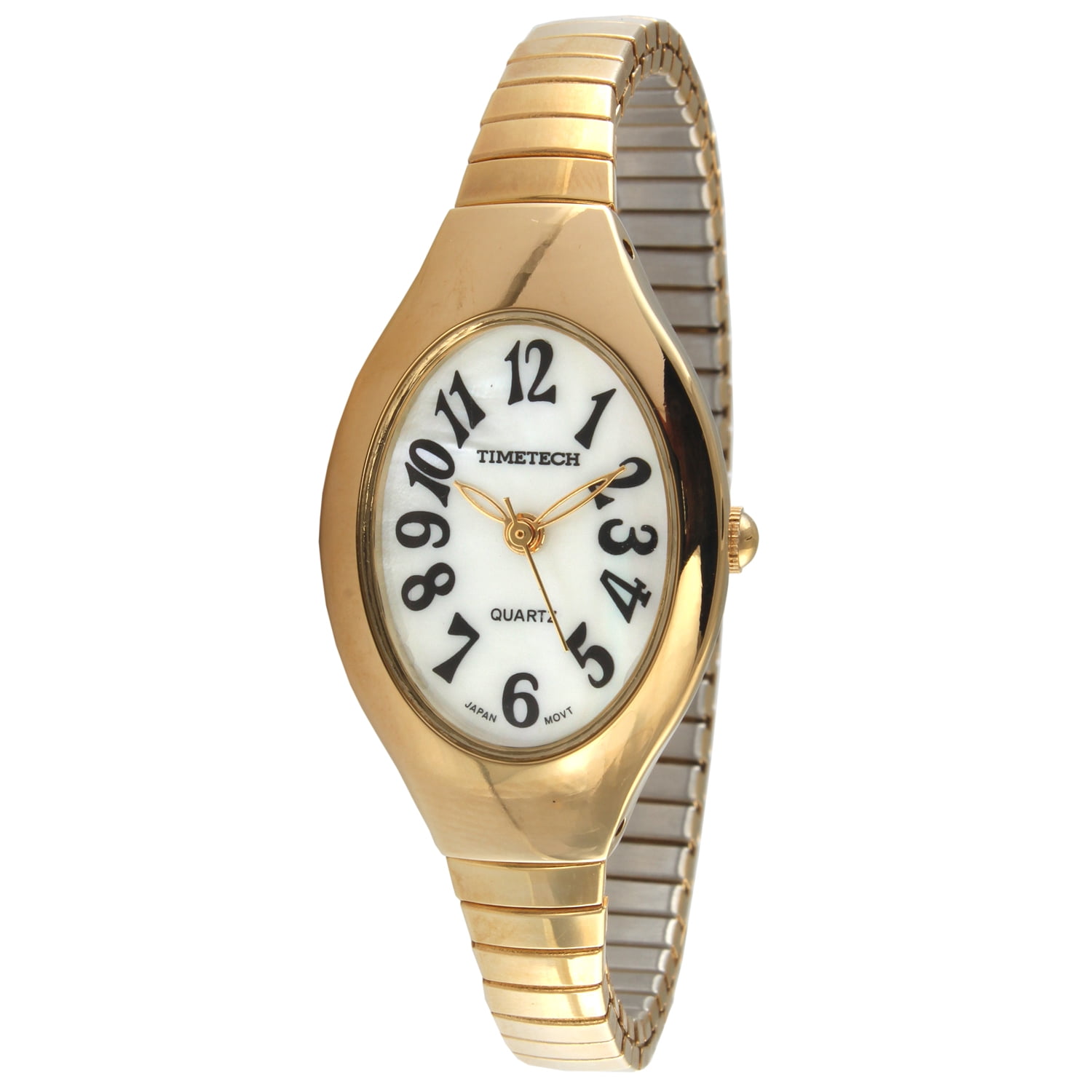 timetech women's 2692l gold-tone expansion watch - Walmart.com