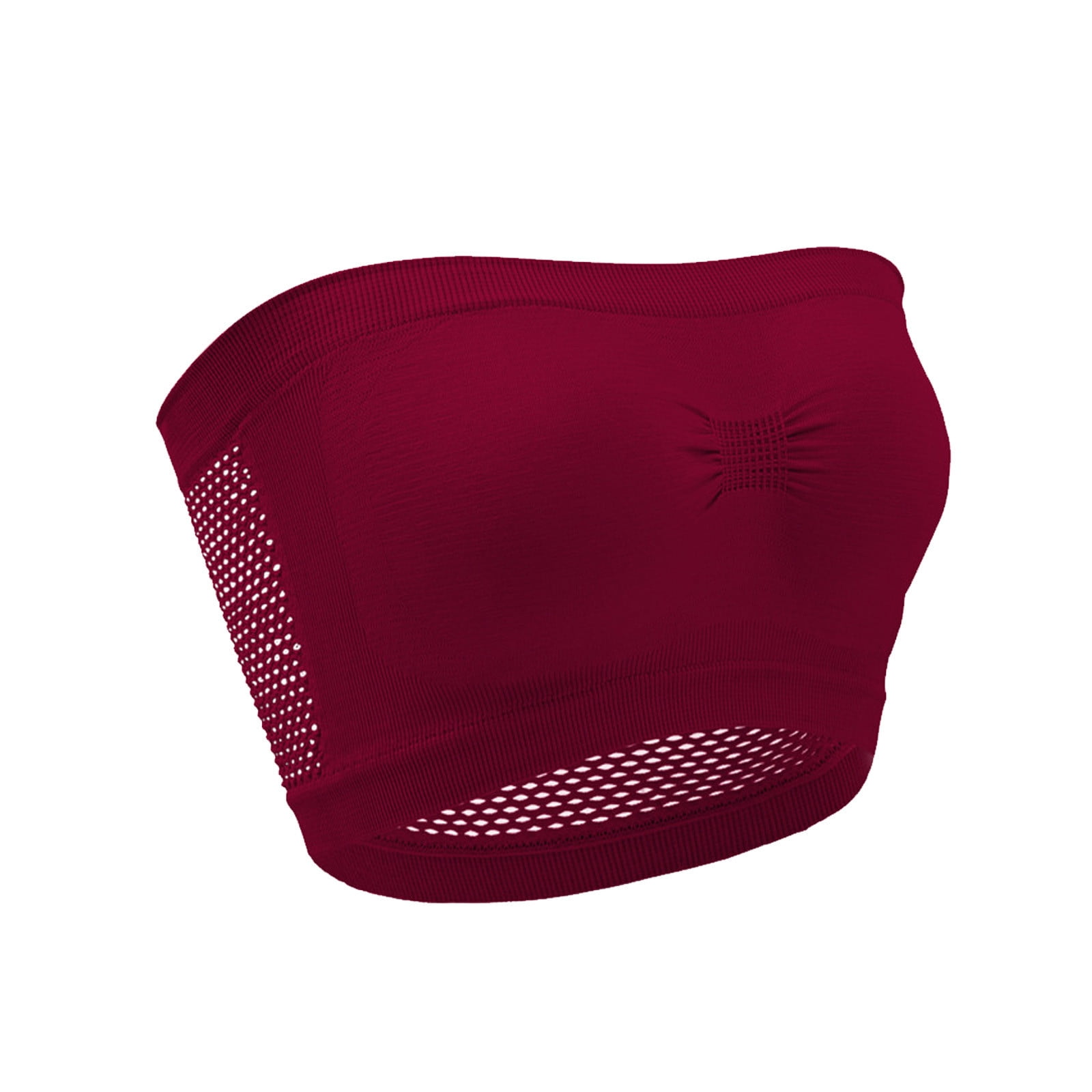 Women's 3 Pack Bandeau Bras, 3 Pieces Strapless Bandeau Bra, Seamless ...