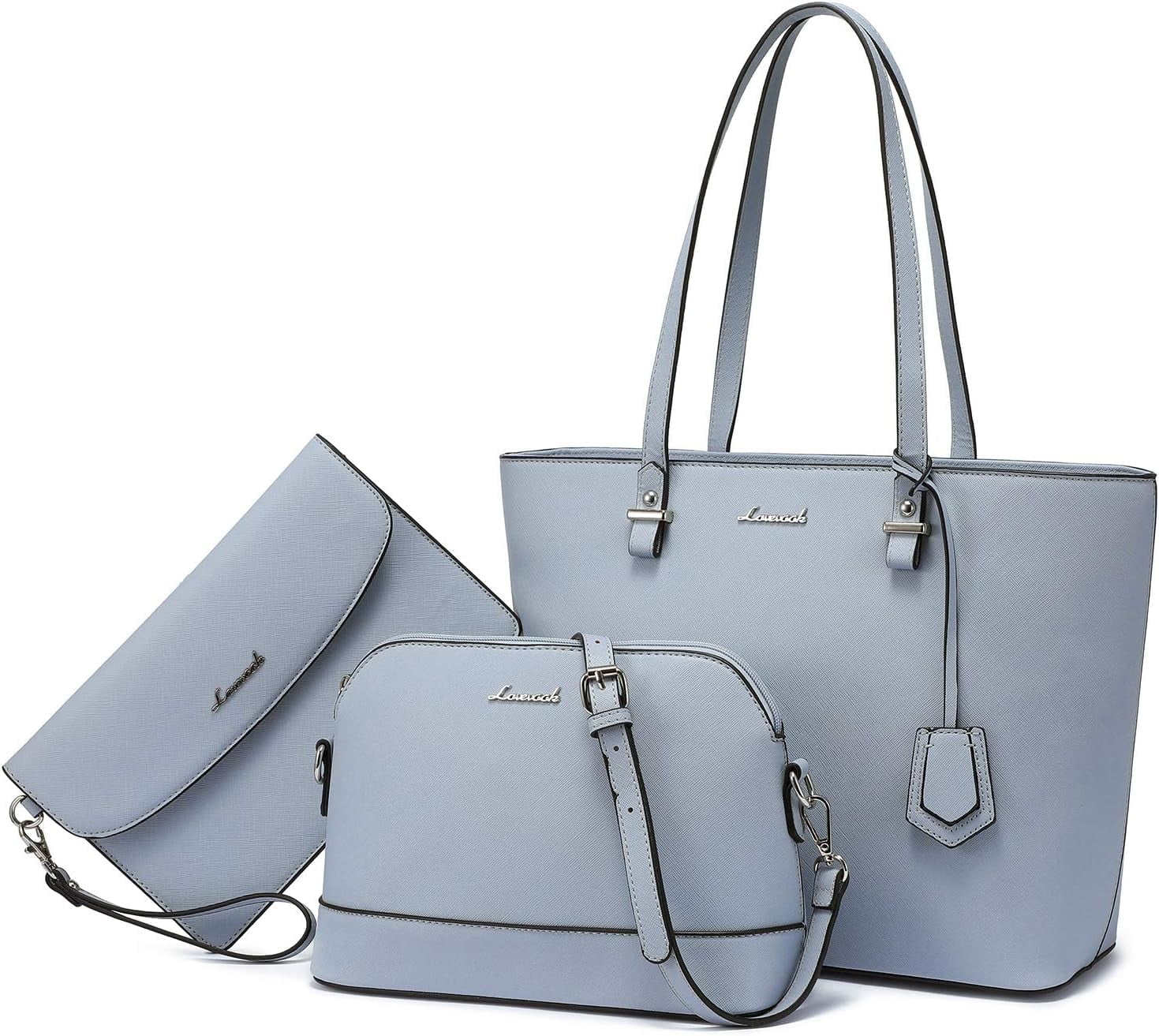 Women's 3-Piece Handbag Set - Versatile Shoulder Bags, Tote, Satchel ...