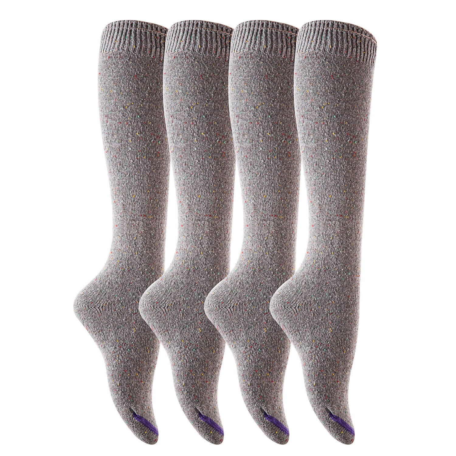 Women's 4 Pairs Soft Comfortable Durable & Truly Beautiful Knee High ...