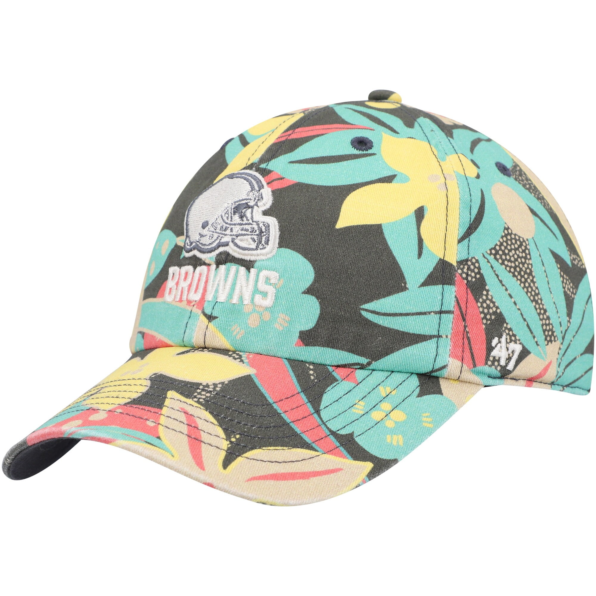 Women's '47 Cleveland Browns Plumeria Clean Up Adjustable Hat - Walmart.com