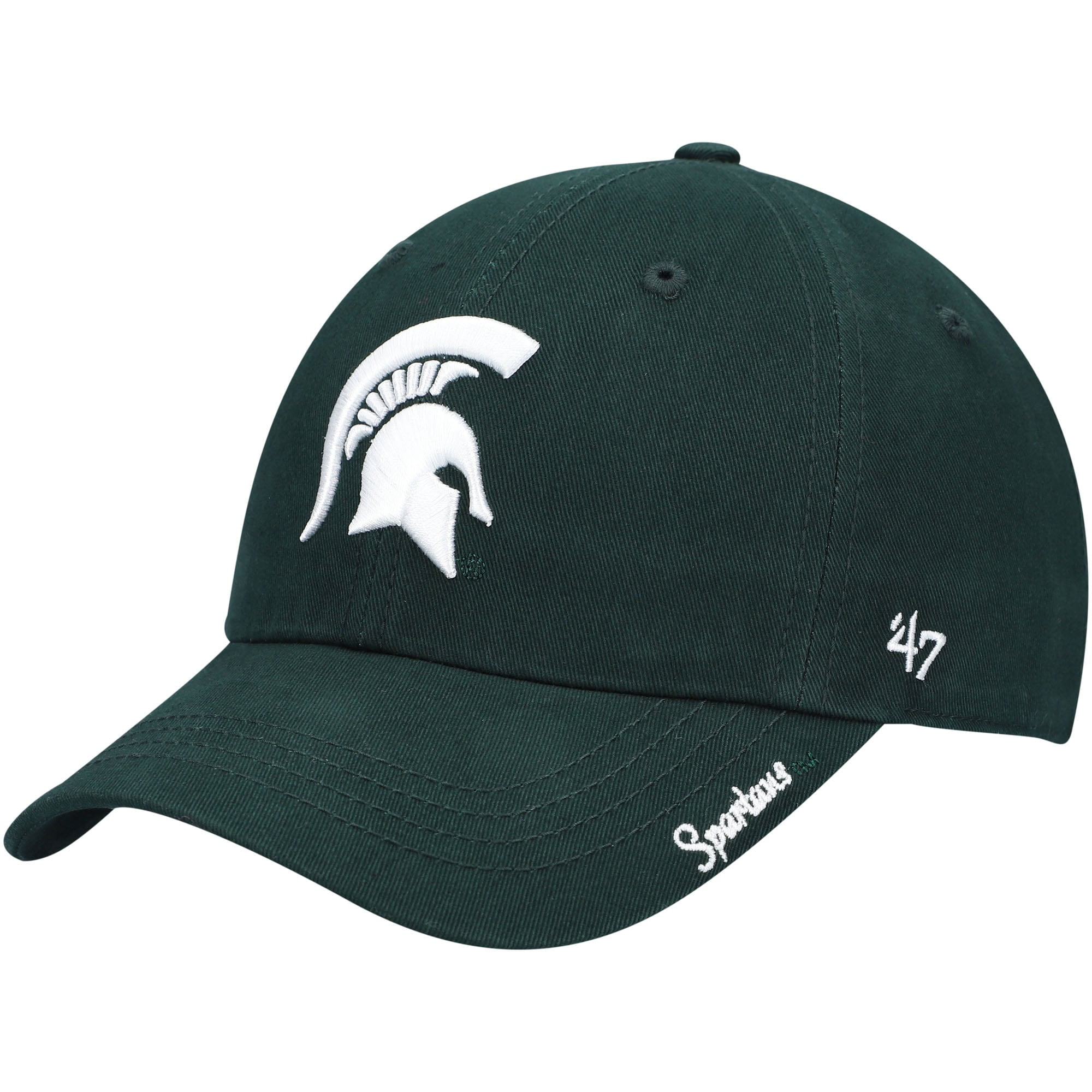 Women's '47 Green Michigan State Spartans Miata Clean Up Logo ...