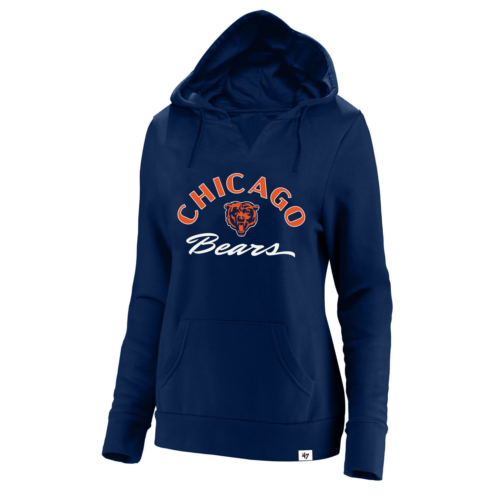 Women's '47 Navy Chicago Bears Plus Size Whirlwind Naomi Hoodie ...