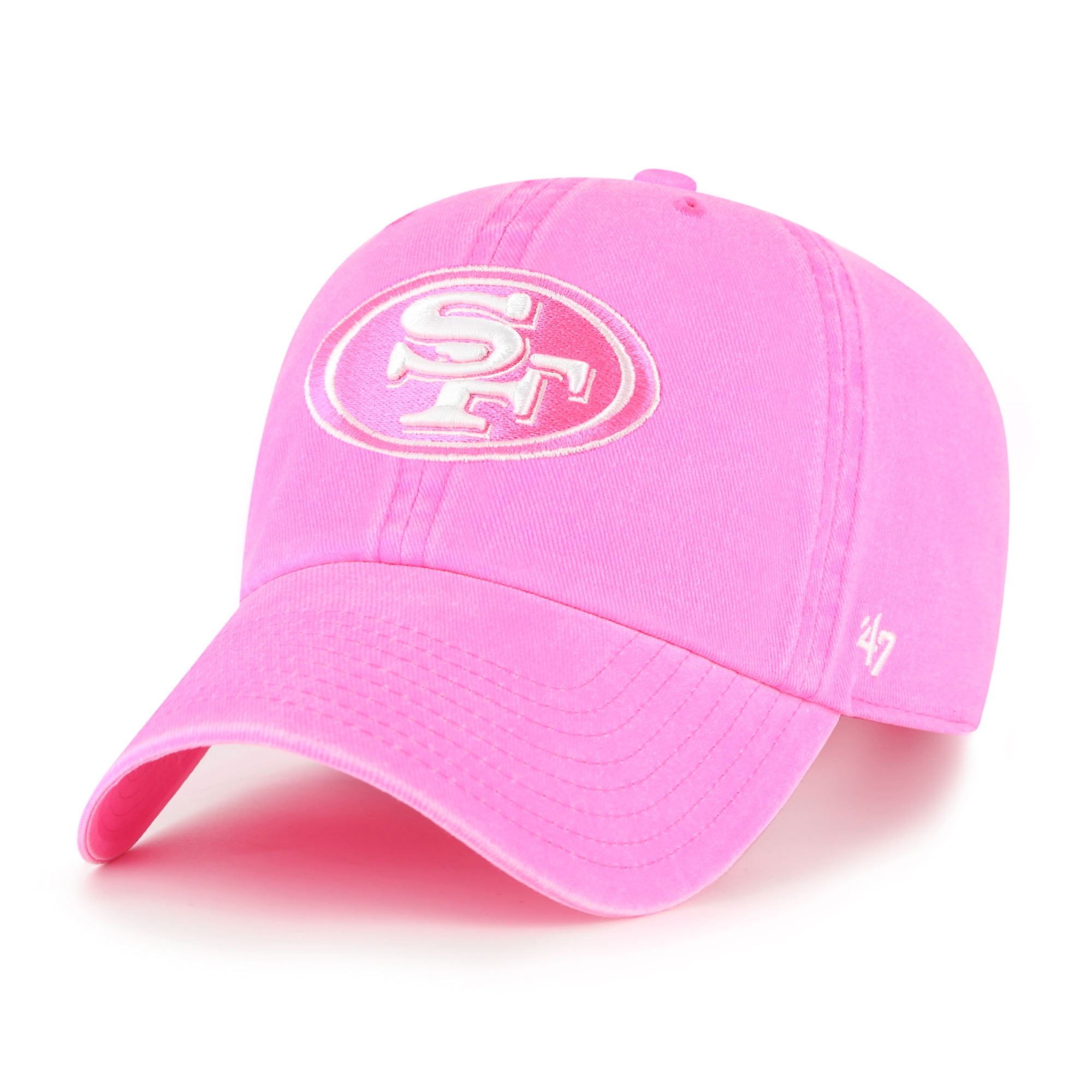 Women's '47 Pink San Francisco 49ers Bright Side Clean Up Adjustable ...