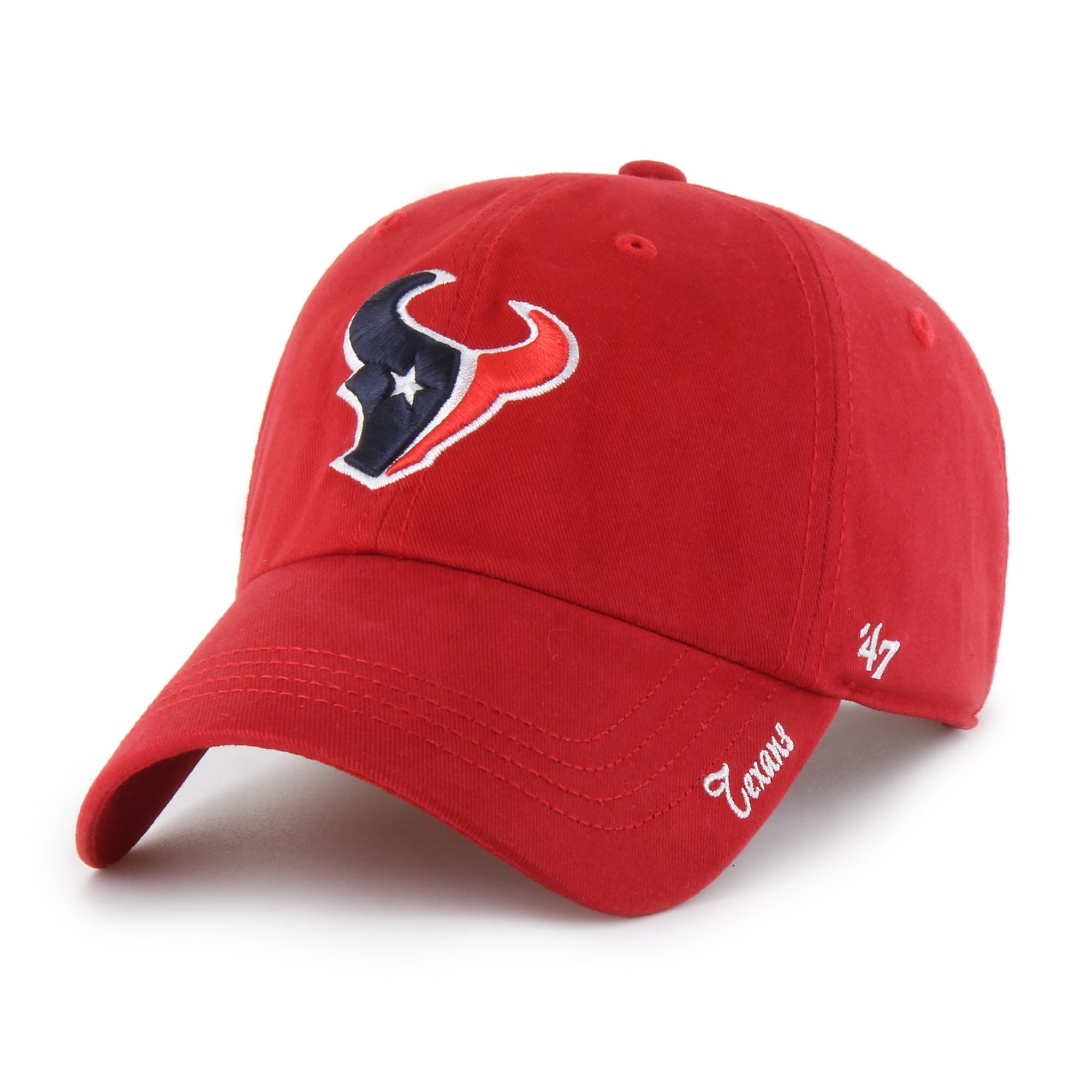 Women's '47 Red Houston Texans Miata Clean Up Adjustable Hat - Walmart.com