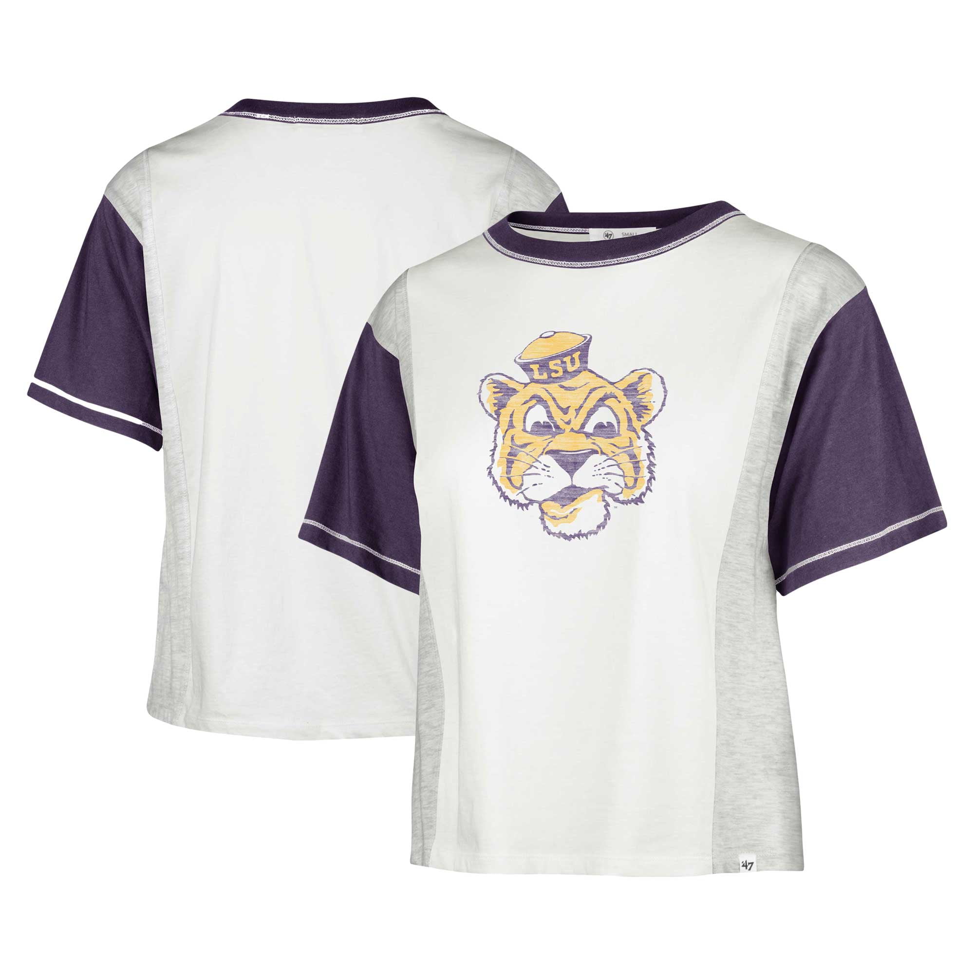 Women's '47 White LSU Tigers Vault Premier Tilda T-Shirt - Walmart.com