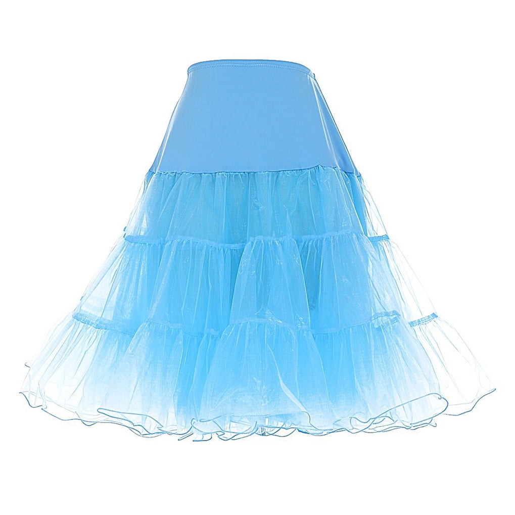 Women's 50s Vintage Wedding Petticoat Short Crinoline Rockabilly Tutu ...