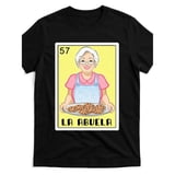 Women's "57 La Abuela" Cookie Grandma Graphic Comfortable T-Shirt ...