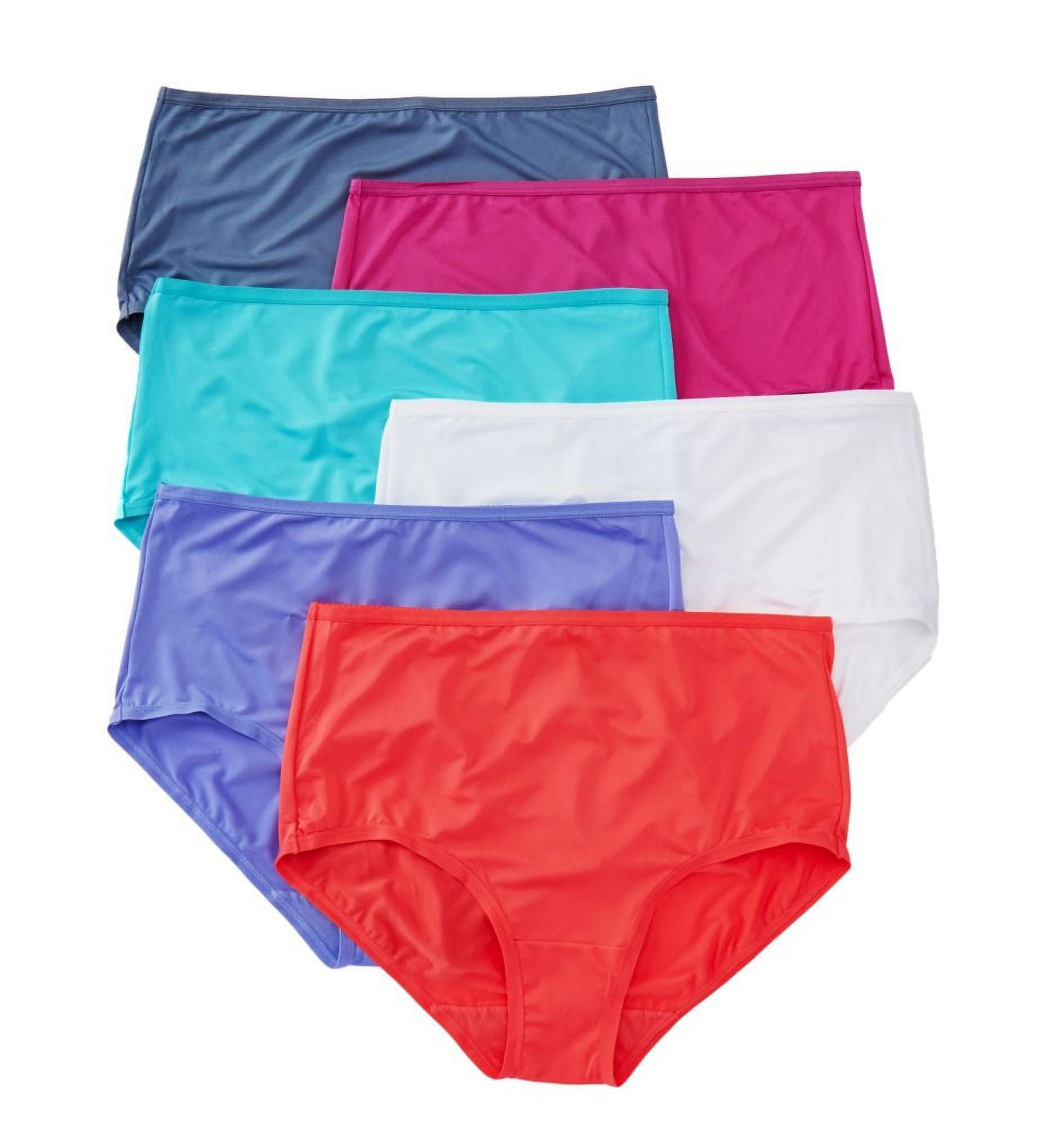 Women's Microfiber Brief, 6 Pack - Walmart.com