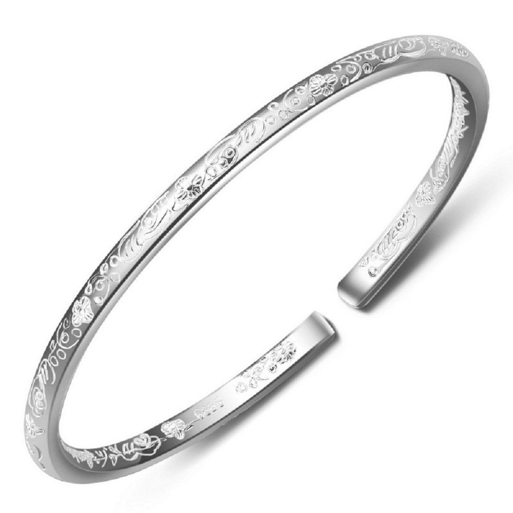 Women's 999 Solid Sterling Silver Bracelets, Sterling Silver - Walmart.com