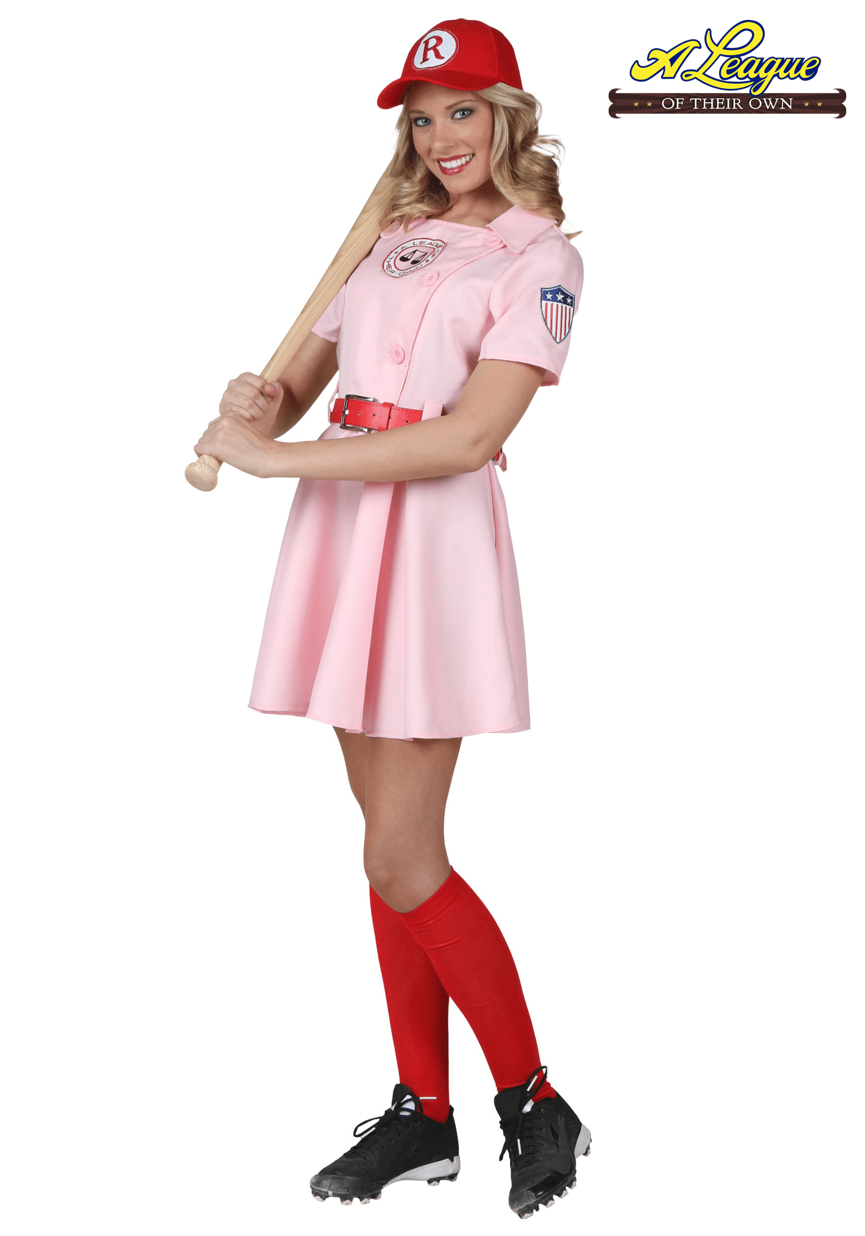 Women's A League of Their Own Costume | Dottie Baseball Costume with ...