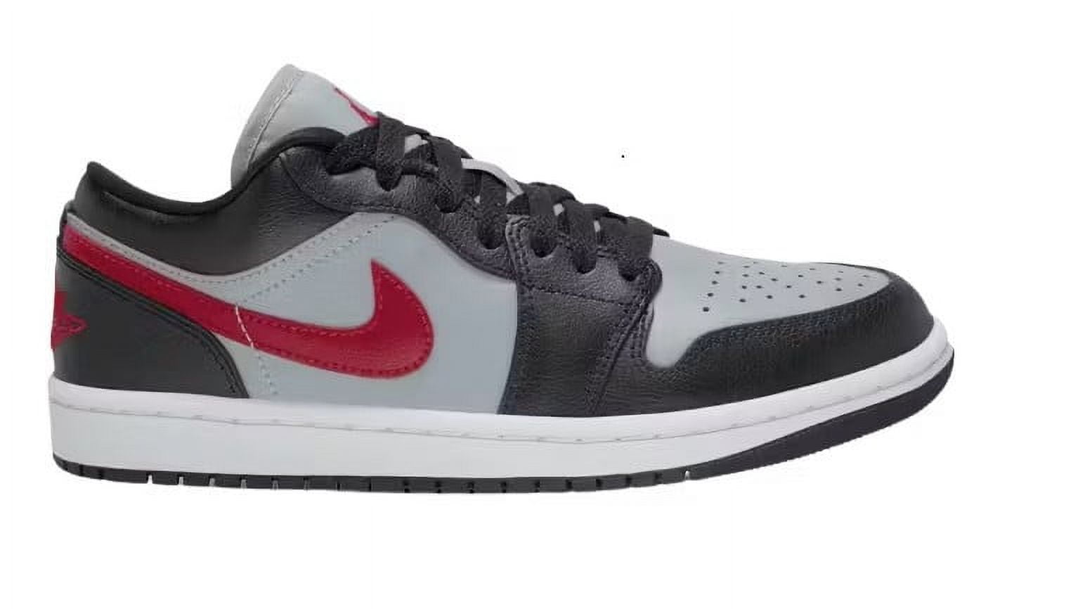 Women's Air Jordan 1 Low Wolf Grey/Gym Red-Black-White (DC0774 062 ...