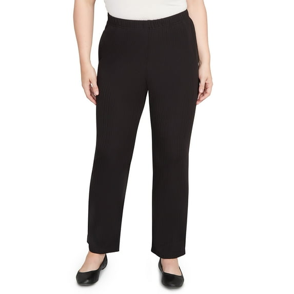 Alfred Dunner Womens Ribbed Knit Short Length Pant - Walmart.com