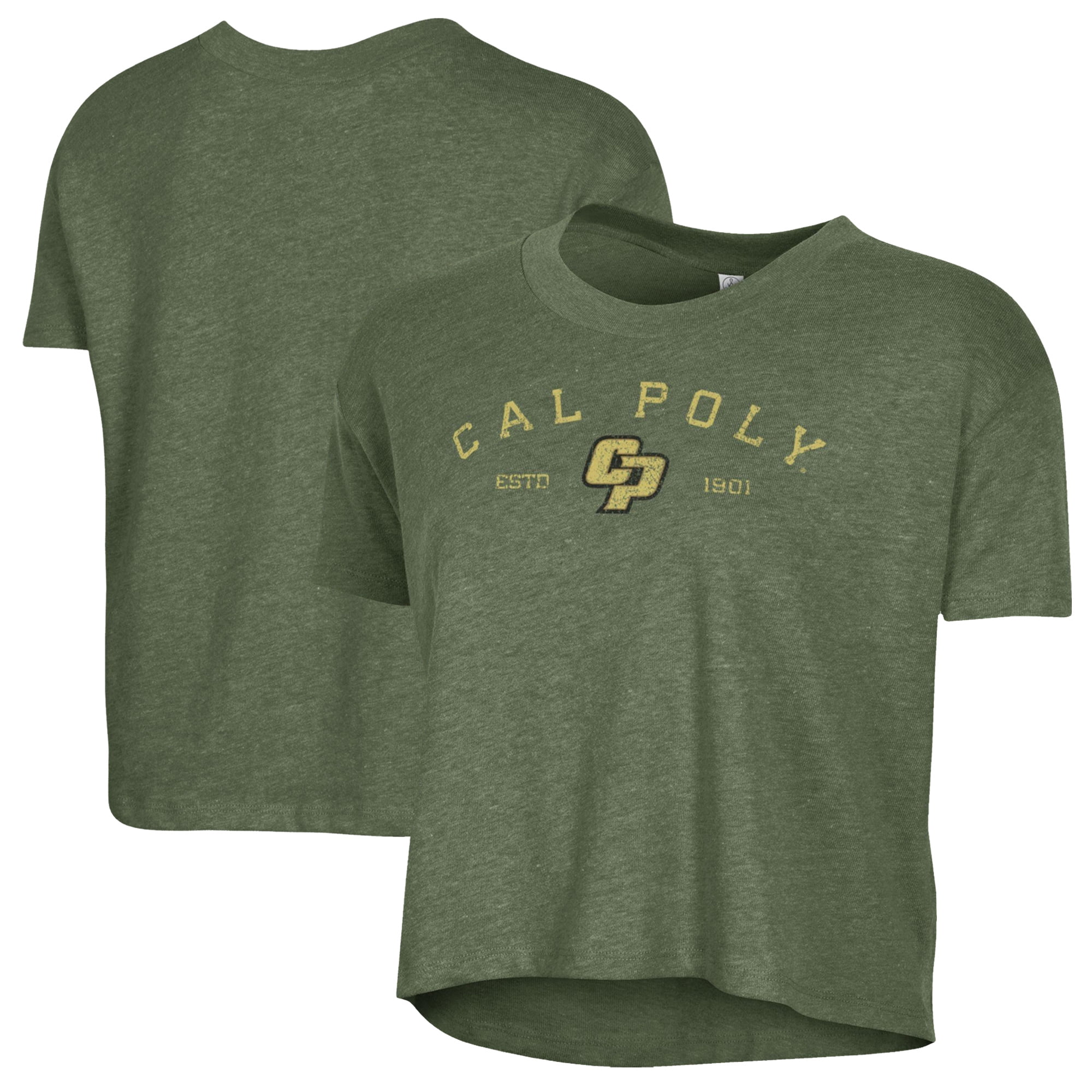 Women's Alternative Apparel Forest Green Cal Poly Mustangs Retro Jersey ...