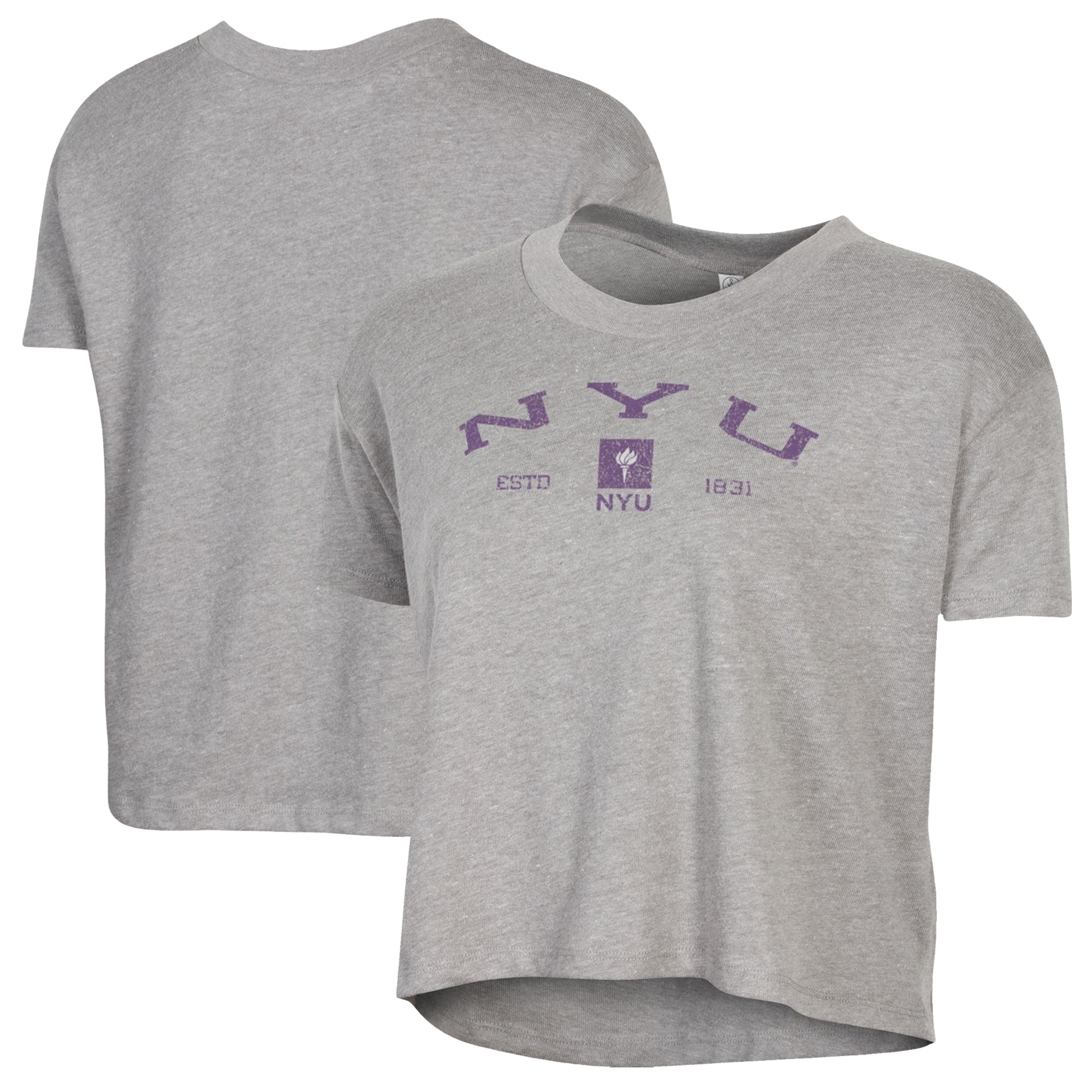 Women's Alternative Apparel Gray NYU Violets Retro Jersey Headliner ...