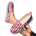 Women's Americana Stars Slip On Shoe | Patriotic Painted Lightweight ...