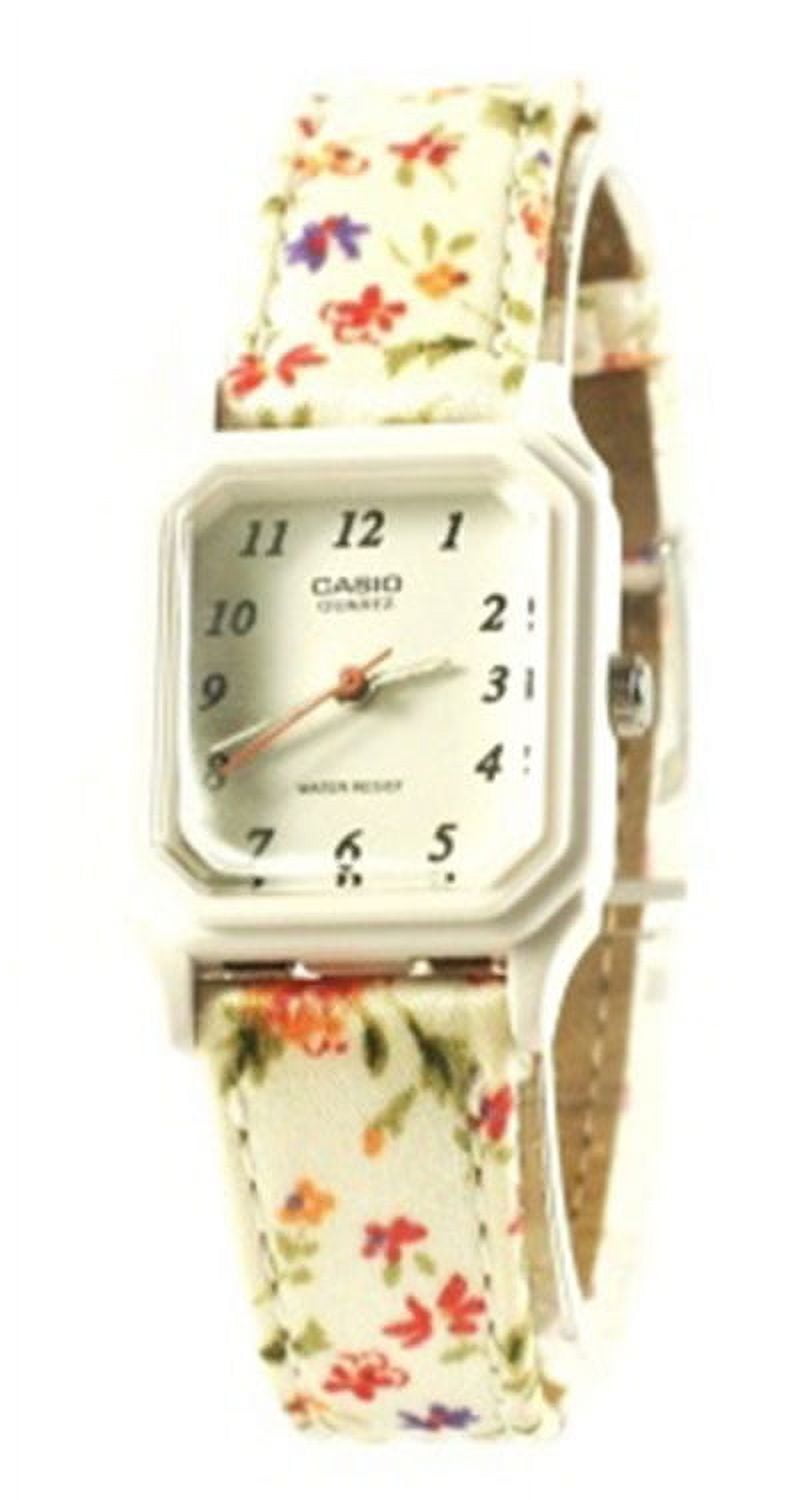 Women's Analog Display White Dial Resin Watch LQ142LB-7B - Walmart.com