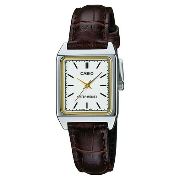 Casio Women's Small Wrist Analog Quartz Watch, Stainless Steel Case ...