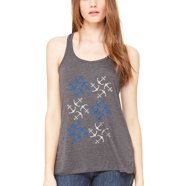 Women's Pineapple Skull Printed Flowy Racerback Tank Top - Walmart.com