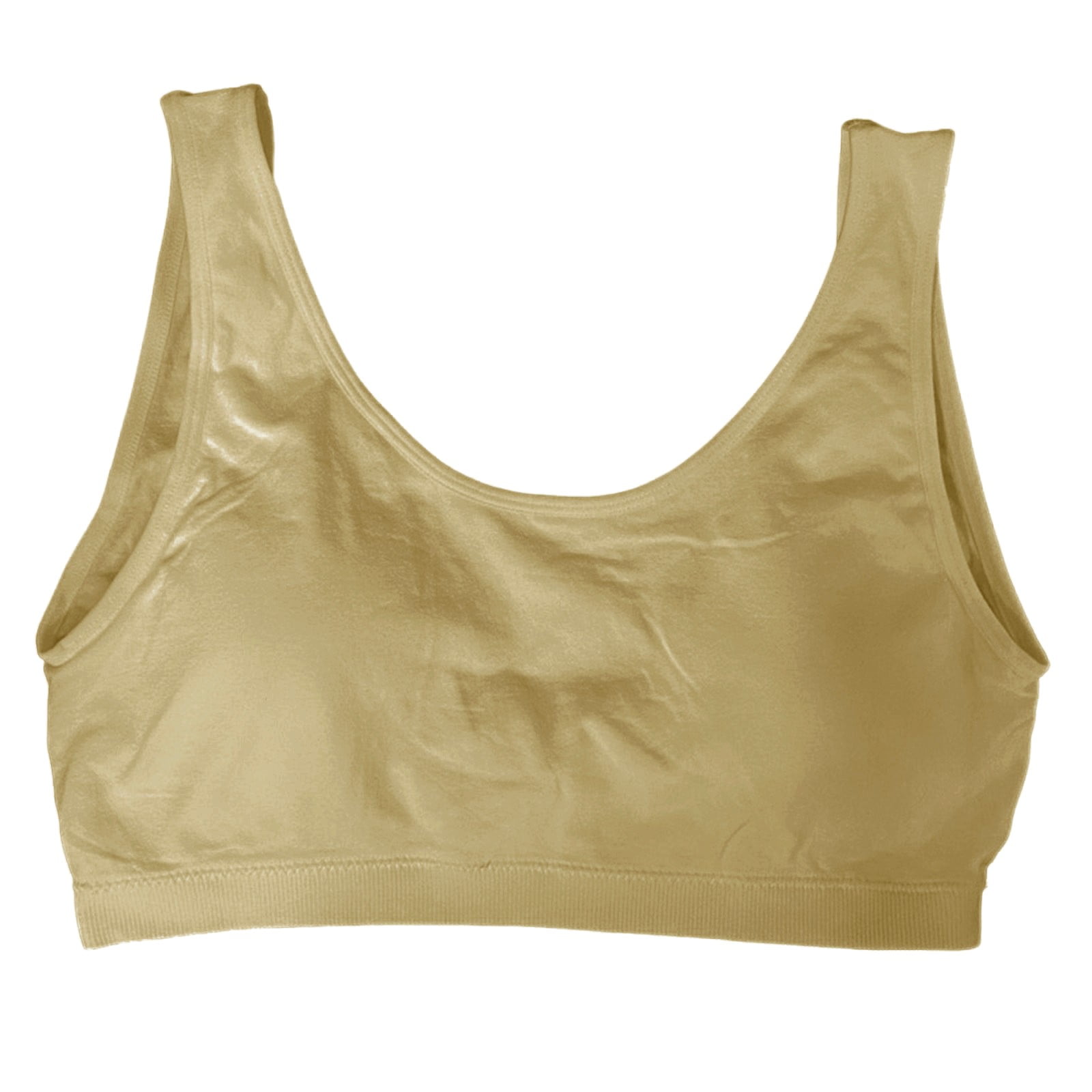 Womens And Comfortable Large Shiny Silk Tank Top Shaping Without Steel