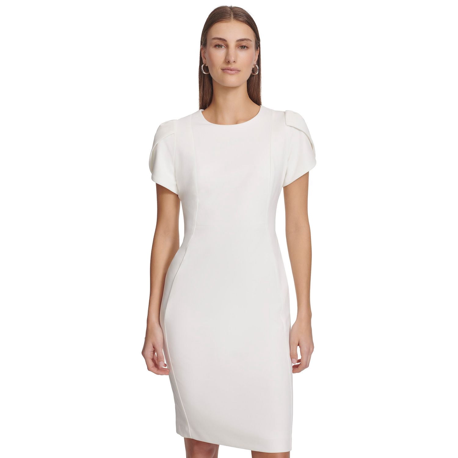 Women's Andrew Marc Marc New York Tulip Sleeve Sheath Dress Color ...