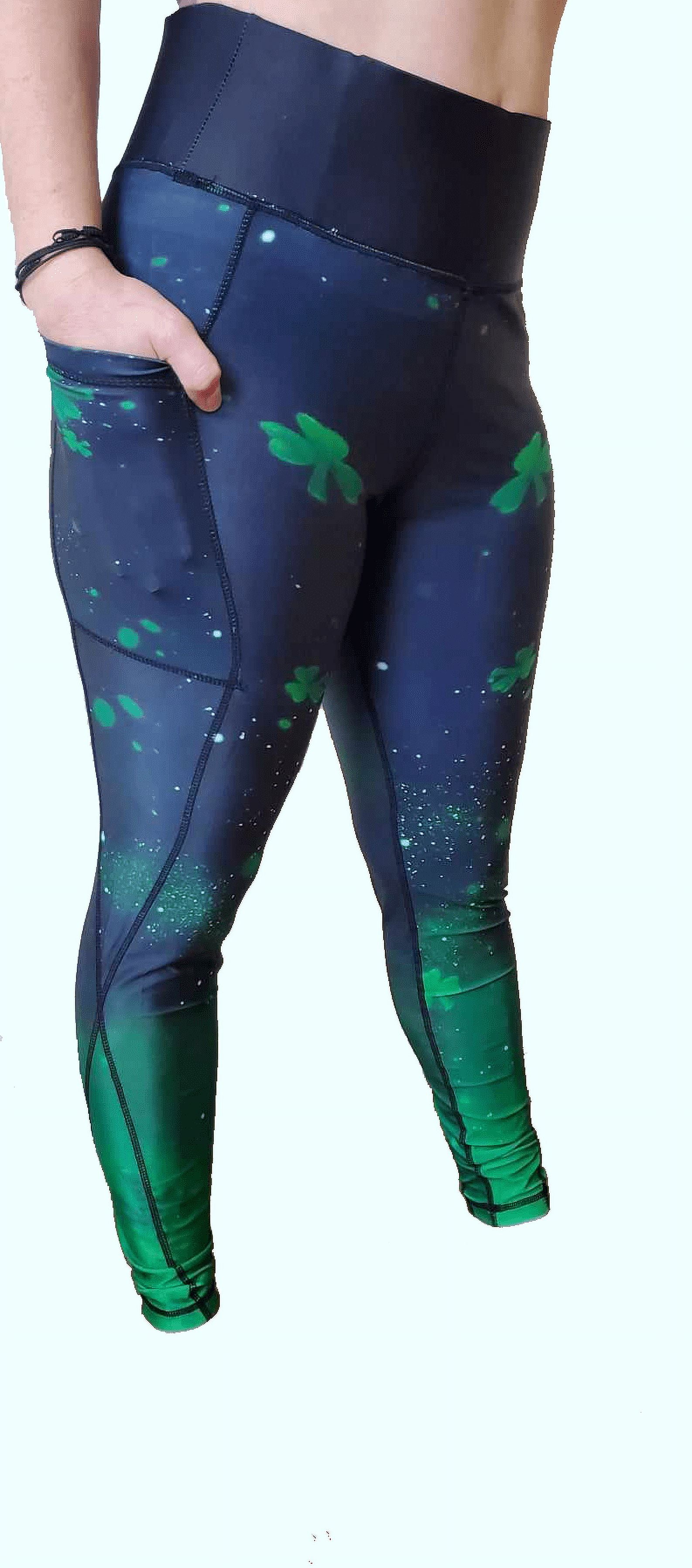 Women's Ankle Length Irish St. Patrick Legging with Pocket and No Roll ...