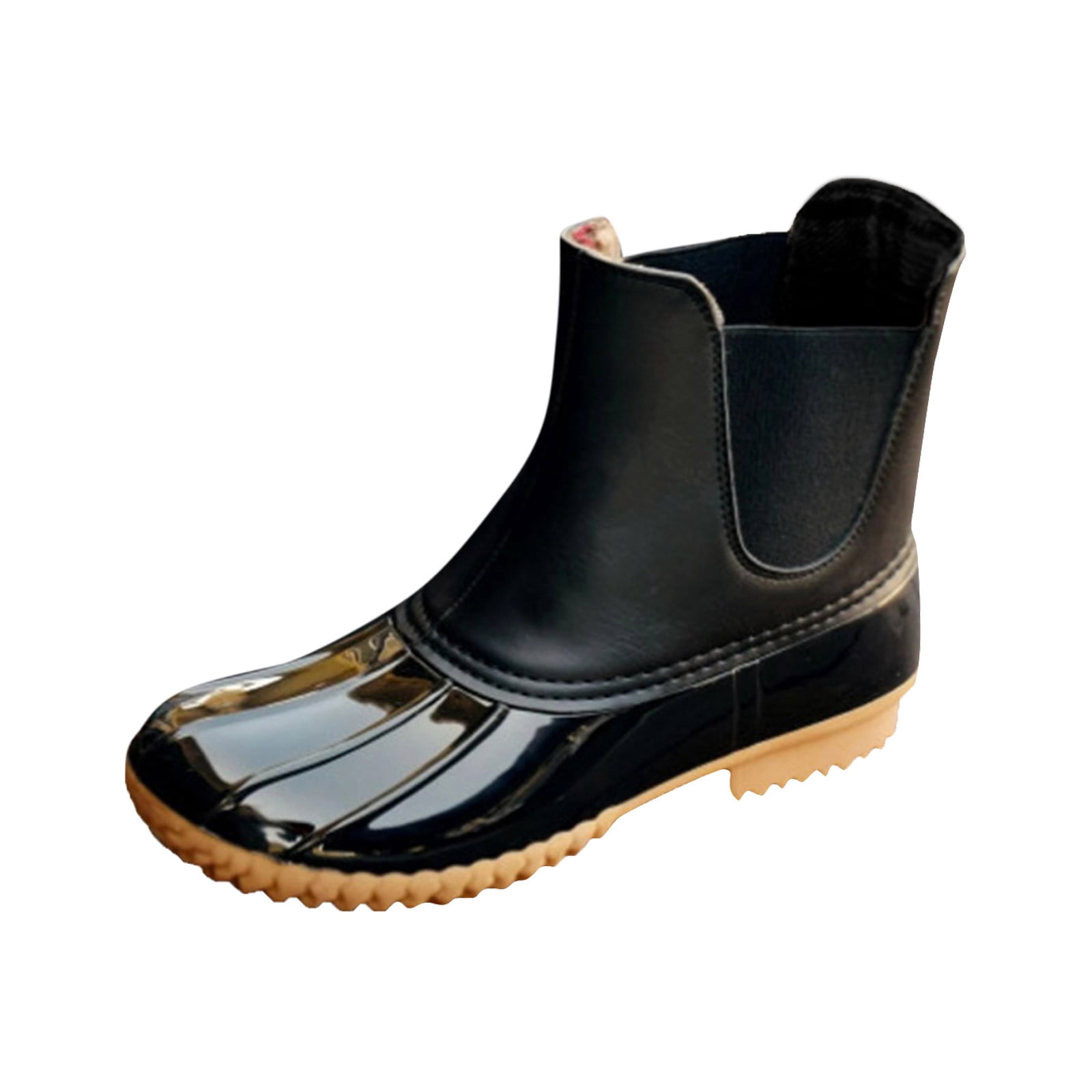 Women's Ankle Rain Boots Waterproof Chelsea Boots - Walmart.com