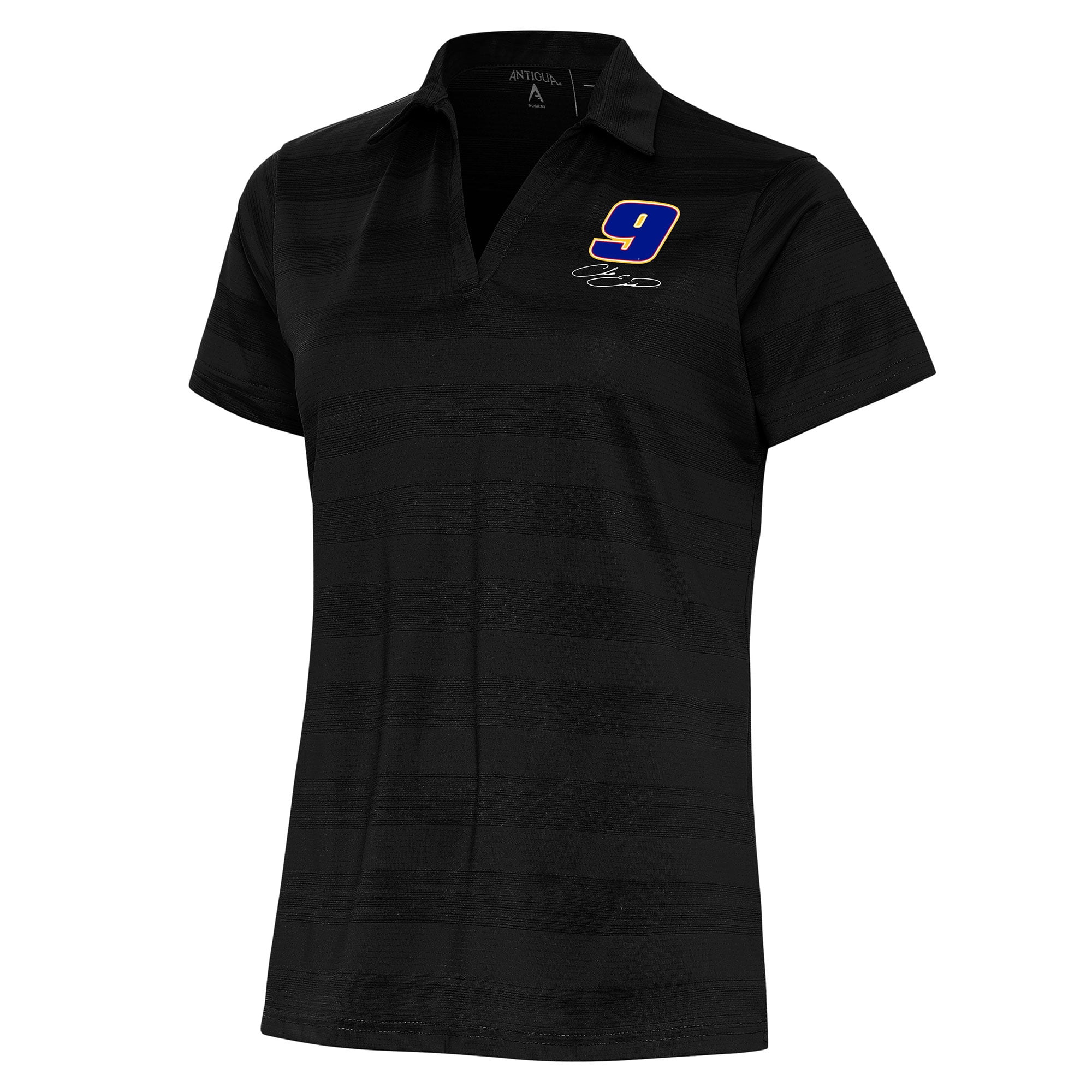 Women's Antigua Black Chase Elliott Compass Polo - Walmart.com