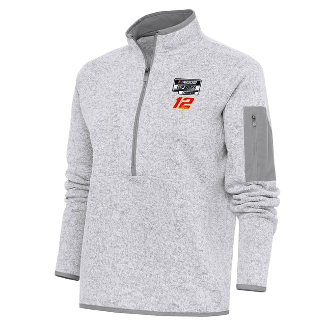 Women's Antigua Heather Gray Ryan Blaney 2023 NASCAR Cup Series ...