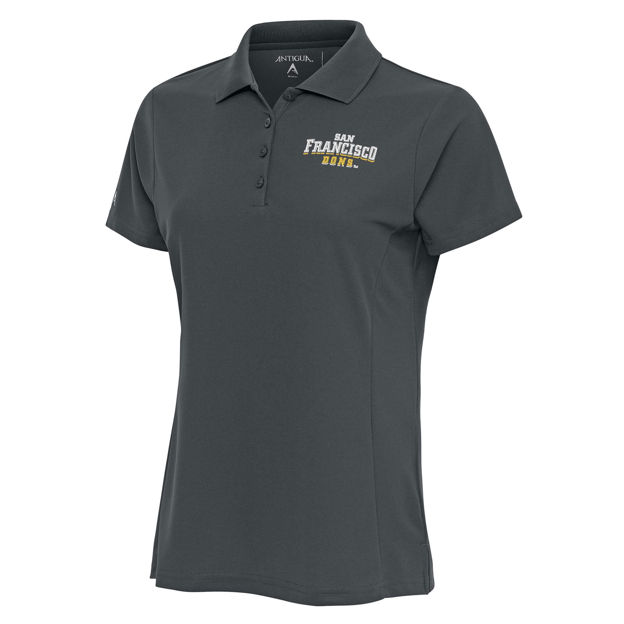 Women's Antigua Pewter San Francisco Dons Legacy Pique Polo - Walmart.com