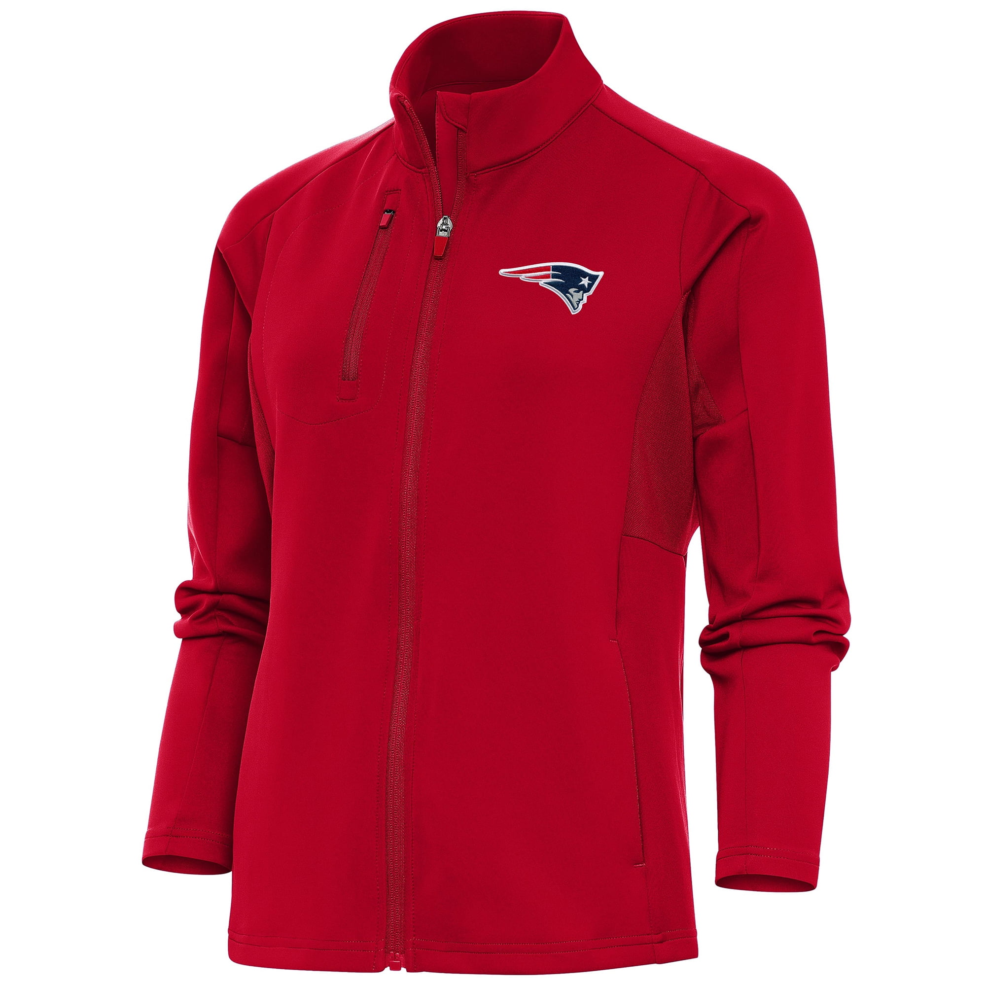 Women's Antigua Red New England Patriots Generation Full-Zip Jacket ...