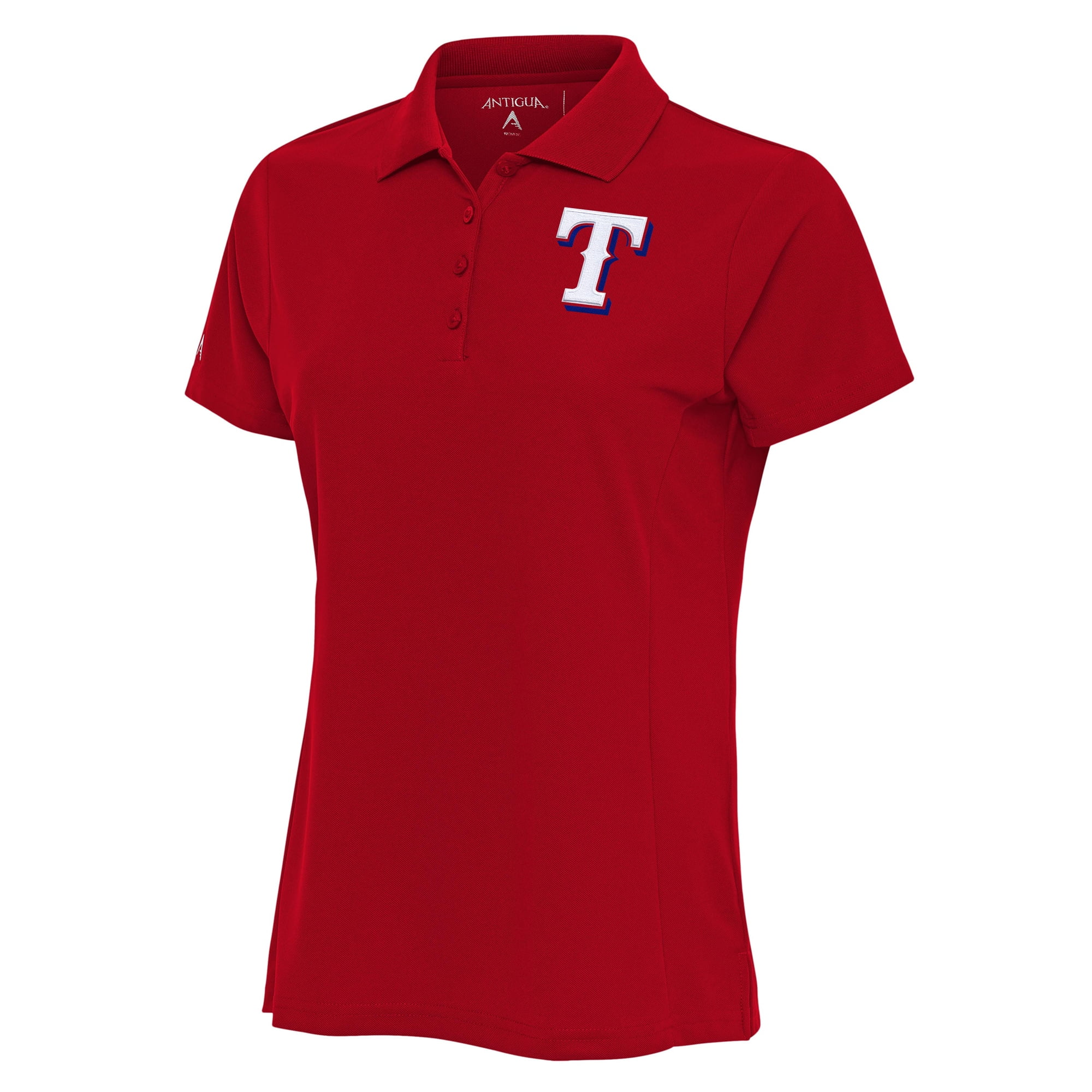 Women's Antigua Red Texas Rangers Logo Legacy Pique Polo - Walmart.com