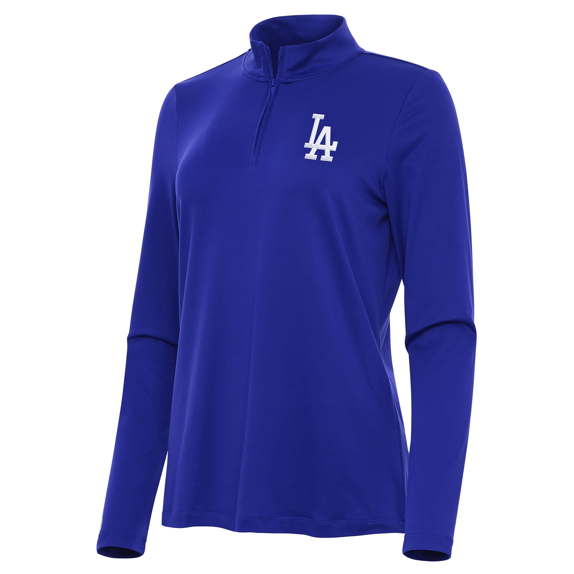 Women's Antigua Royal Los Angeles Dodgers Reprocess Quarter-Zip Top ...